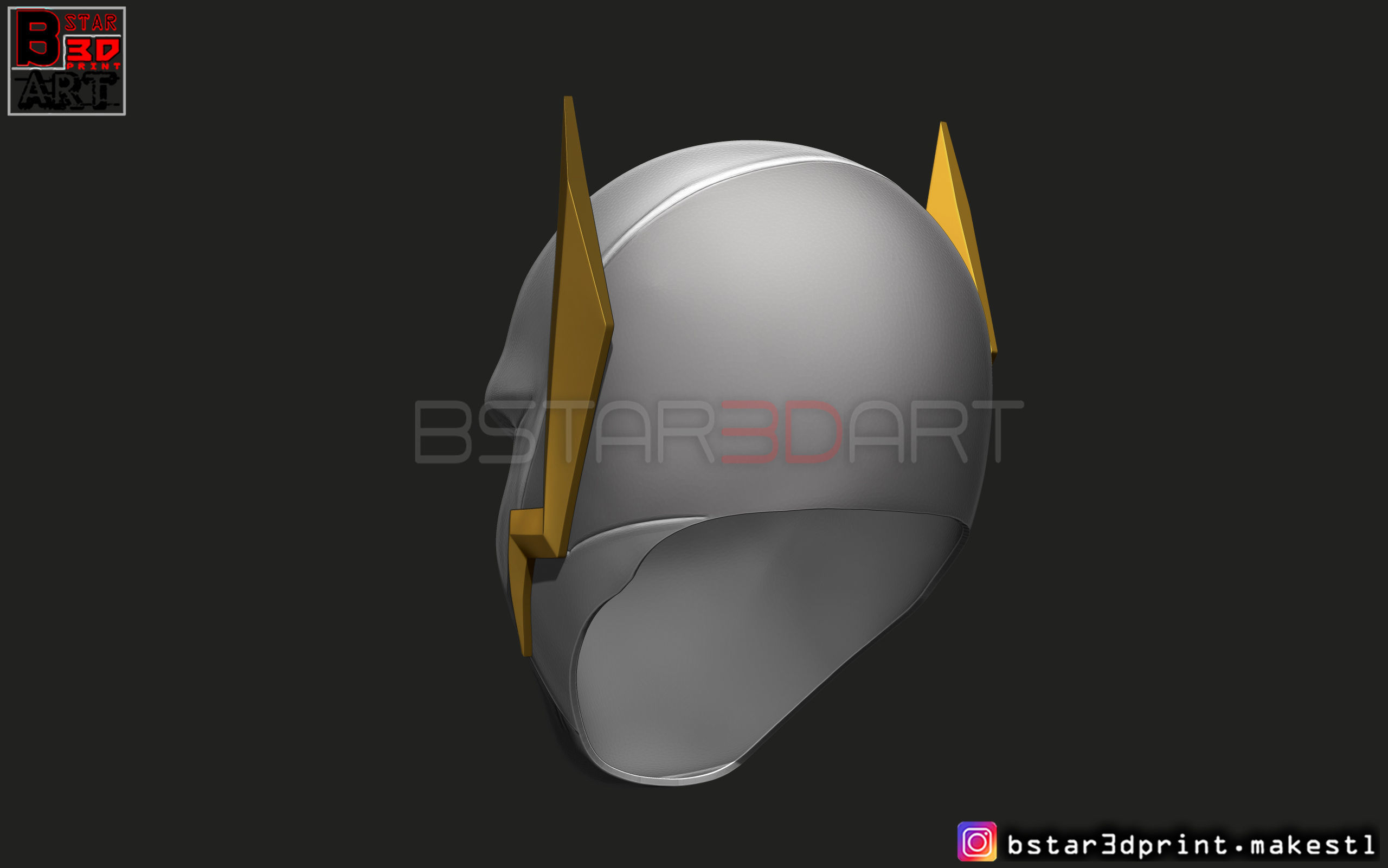 Godspeed Mask - Flash God Season 6 - Flash cosplay helmet 3D model 3D ...
