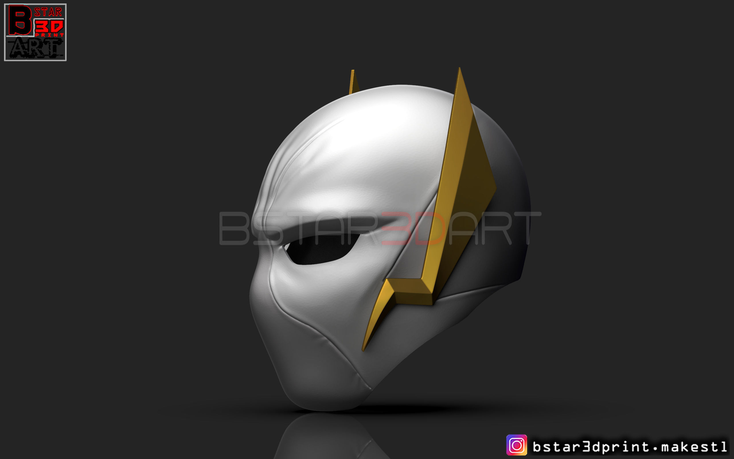 Godspeed Mask - Flash God Season 6 - Flash cosplay helmet 3D model 3D ...