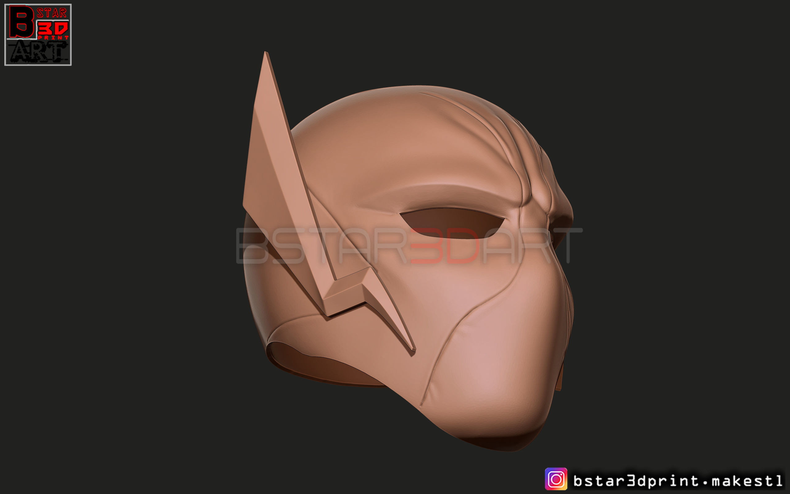 Godspeed Mask - Flash God Season 6 - Flash cosplay helmet 3D model 3D ...