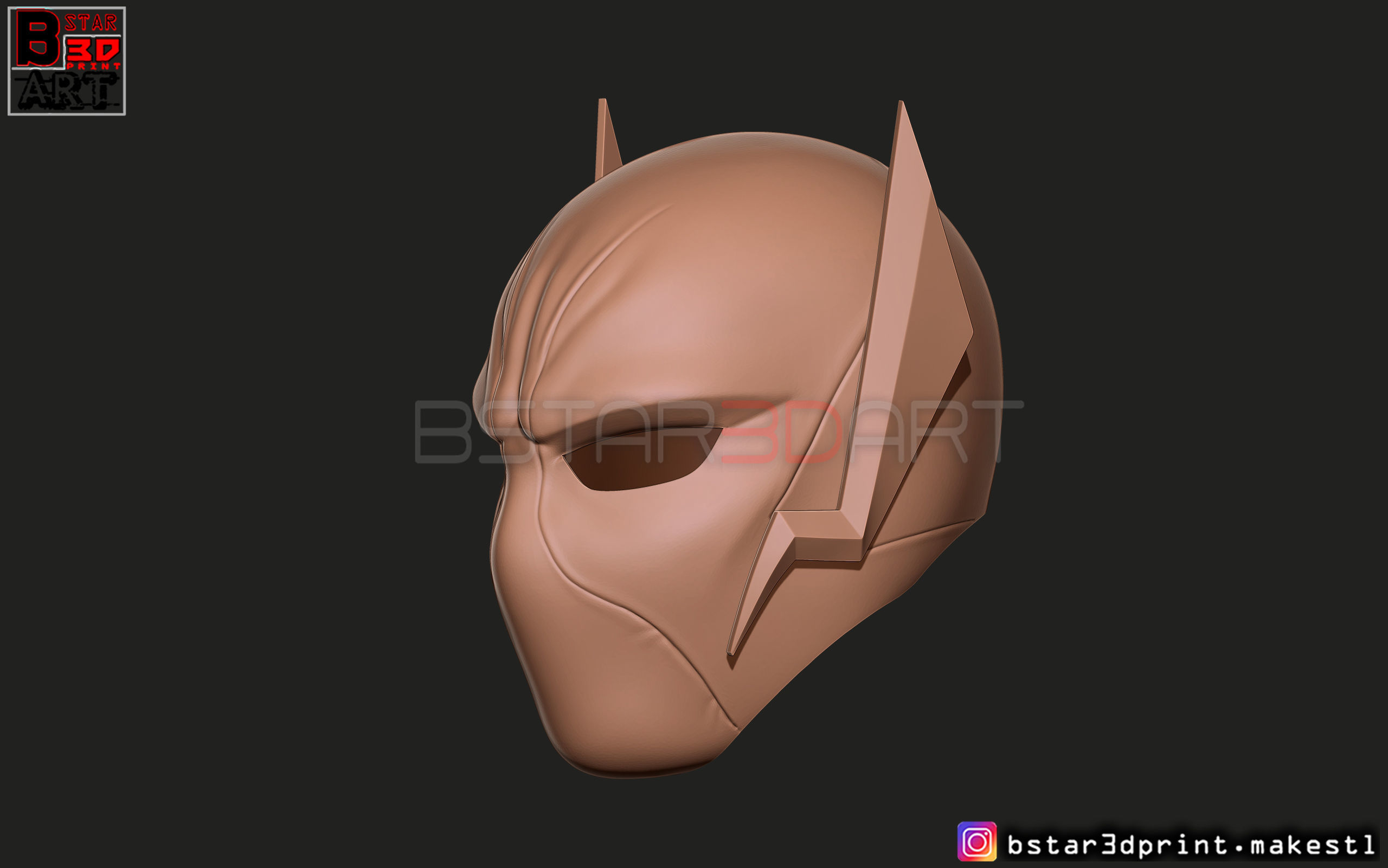 Godspeed Mask - Flash God Season 6 - Flash cosplay helmet 3D model 3D ...