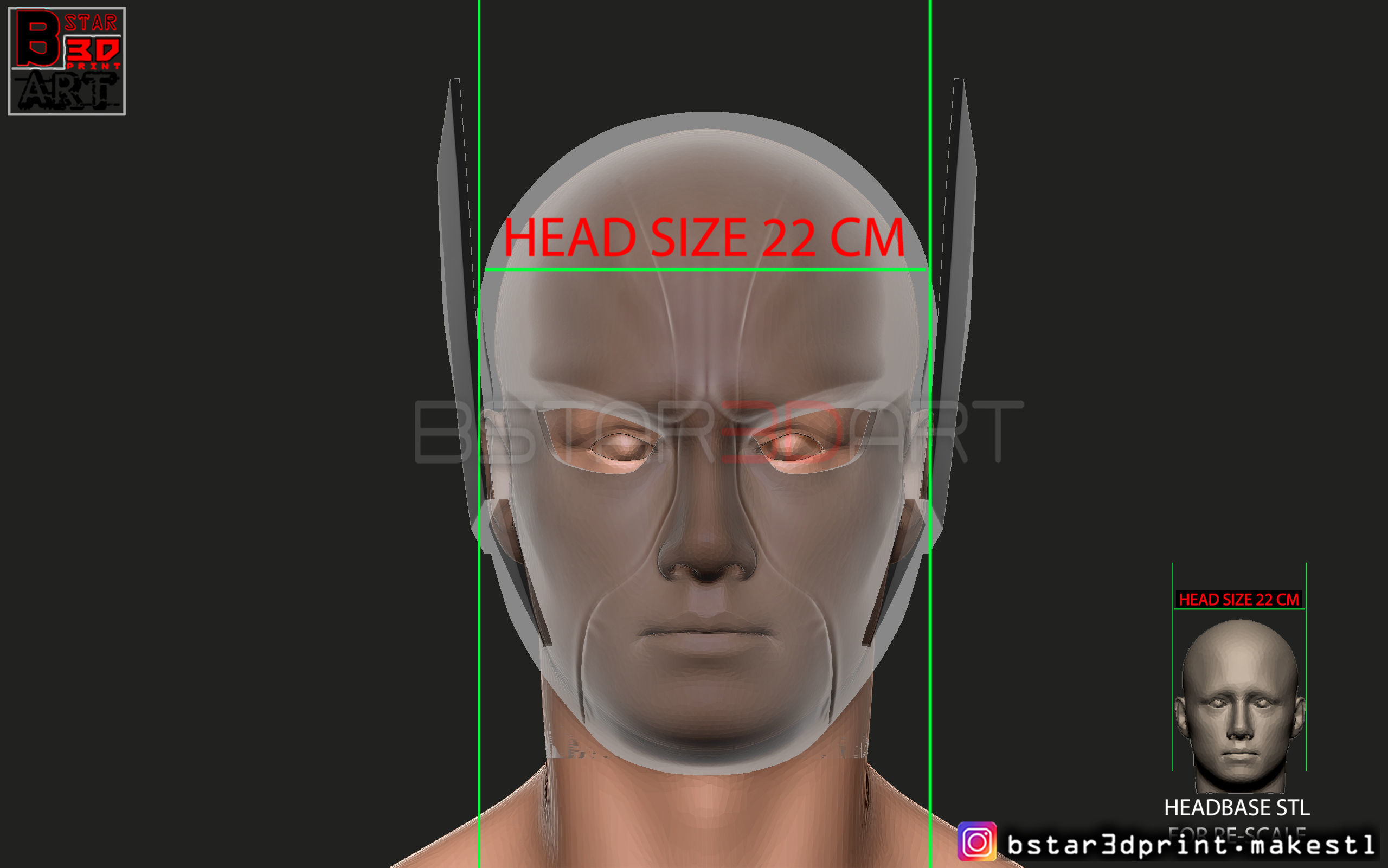 Godspeed Mask - Flash God Season 6 - Flash cosplay helmet 3D model 3D ...