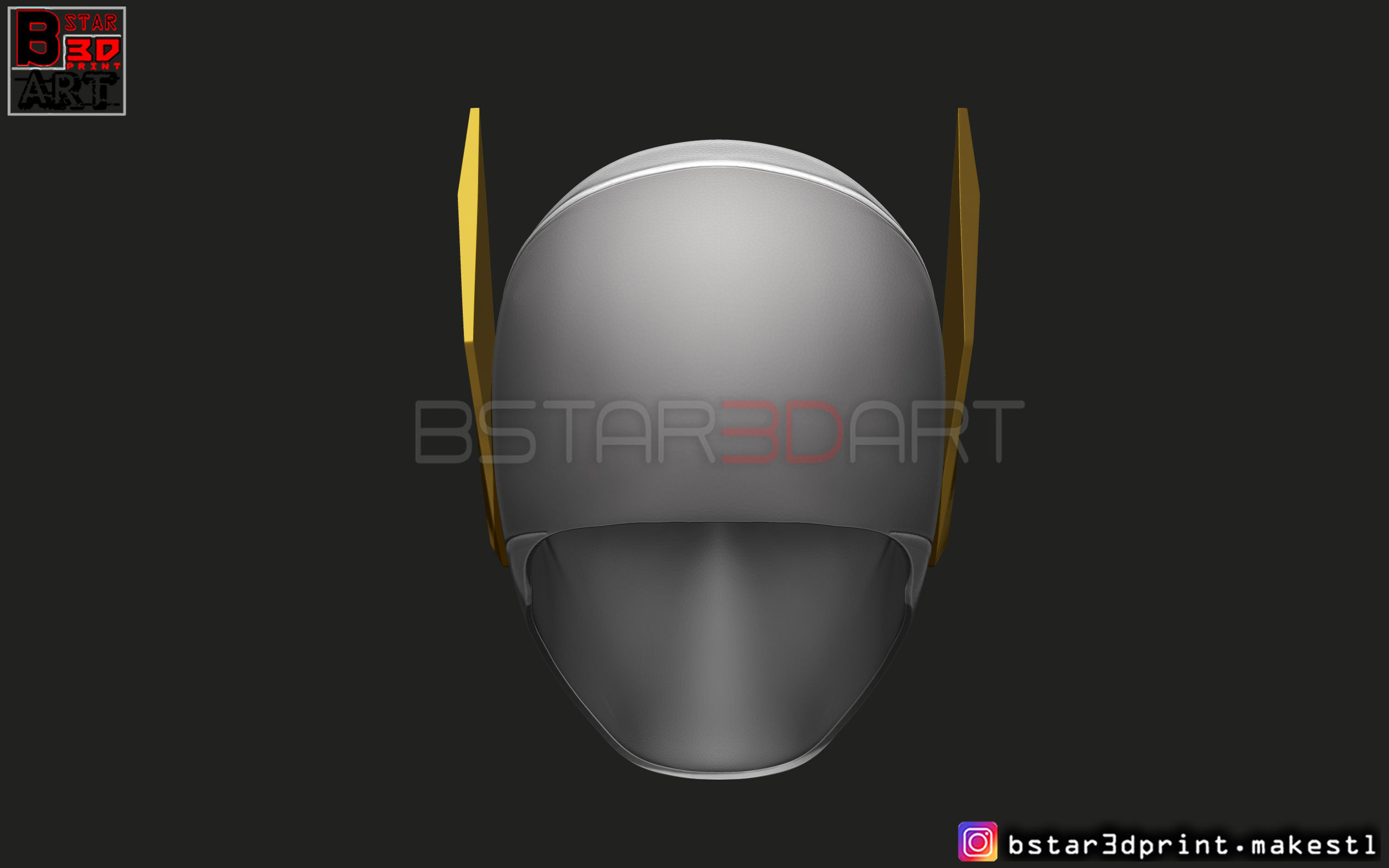 Godspeed Mask - Flash God Season 6 - Flash cosplay helmet 3D model 3D ...