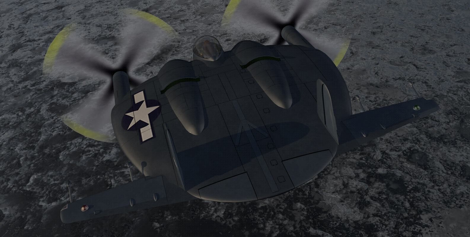 Vought XF5U-1 Flying Flapjack 3D model | CGTrader