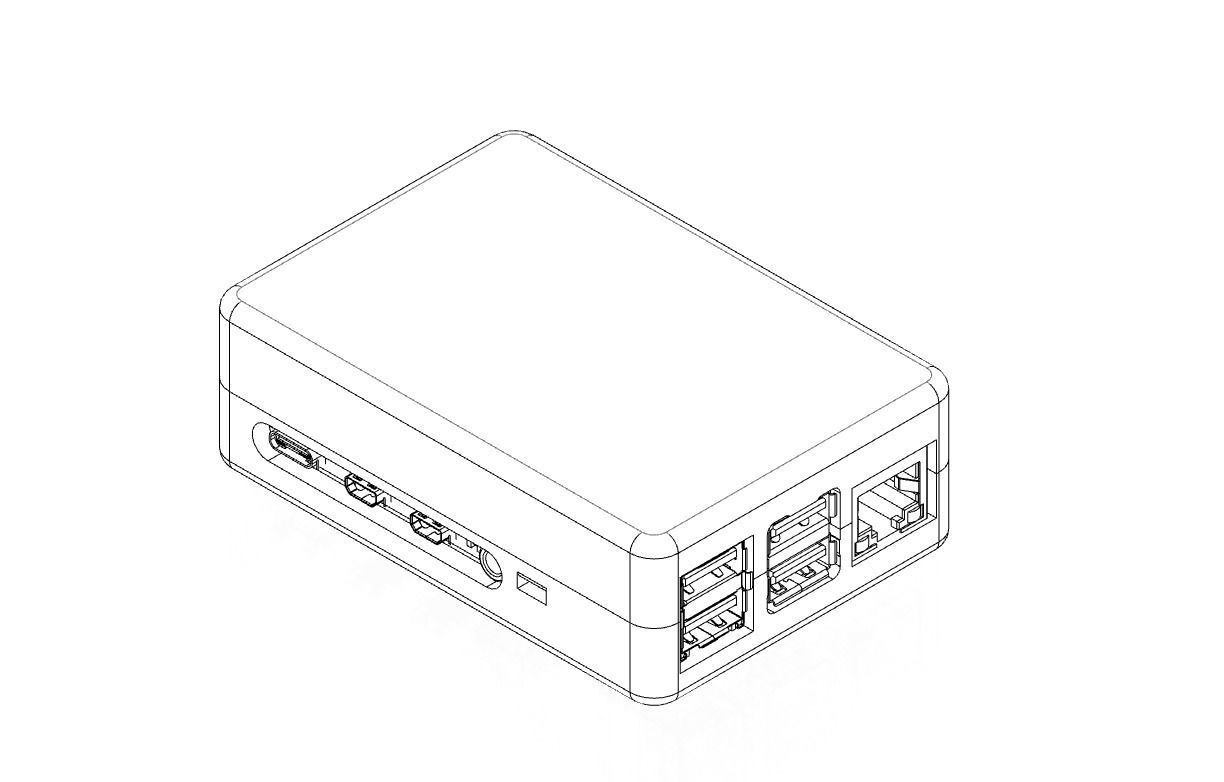 Rasberry Pi 4 Case 3D model 3D printable | CGTrader