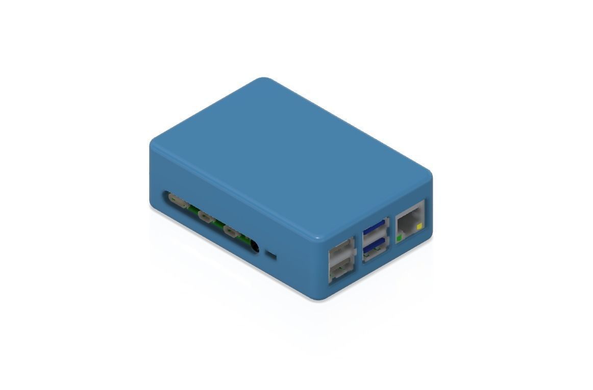 Rasberry Pi 4 Case 3D model 3D printable | CGTrader