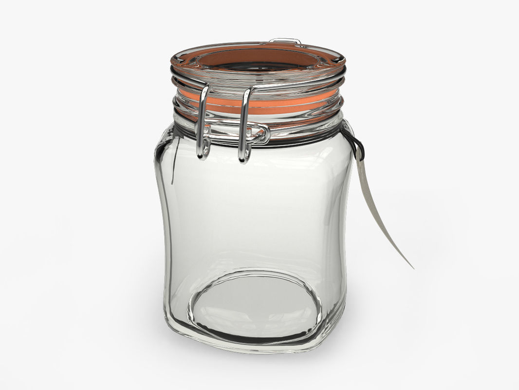 Glass Jar 3D model | CGTrader