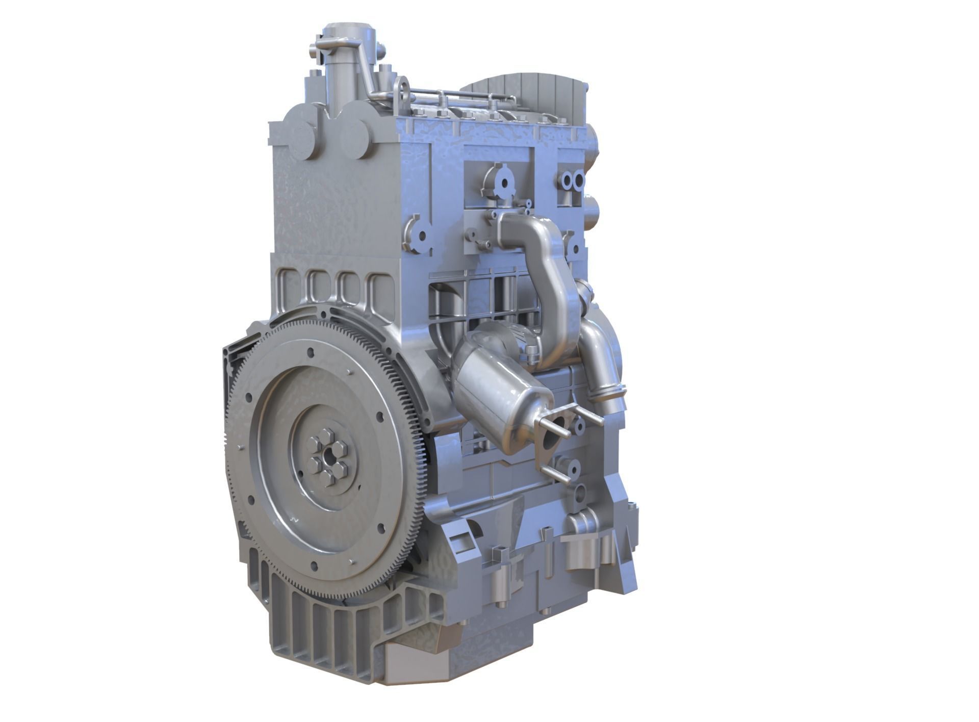 Diesel Engine 3D model | CGTrader