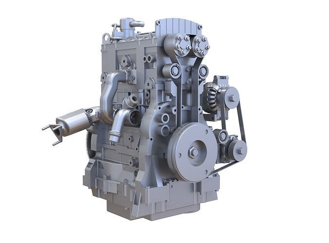 Diesel Engine 3D model | CGTrader