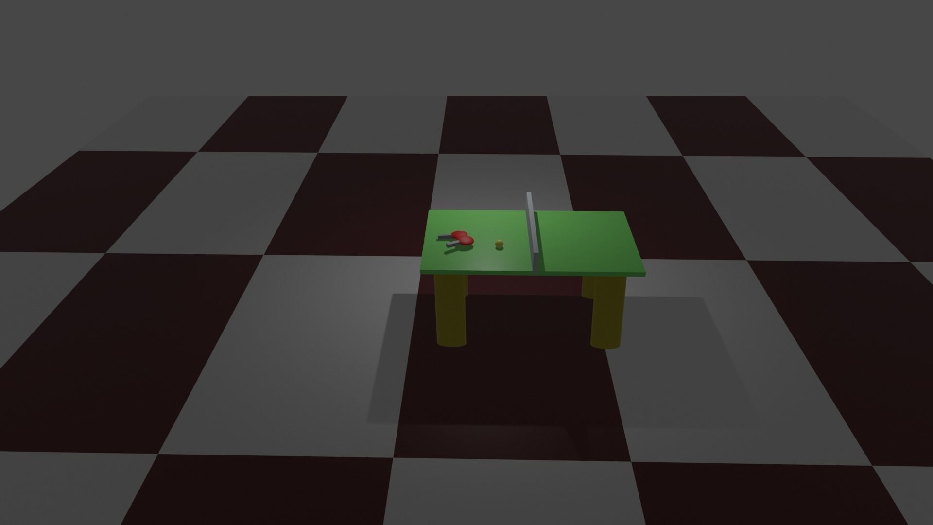 Ping-pong or tennis table 3D model animated | CGTrader