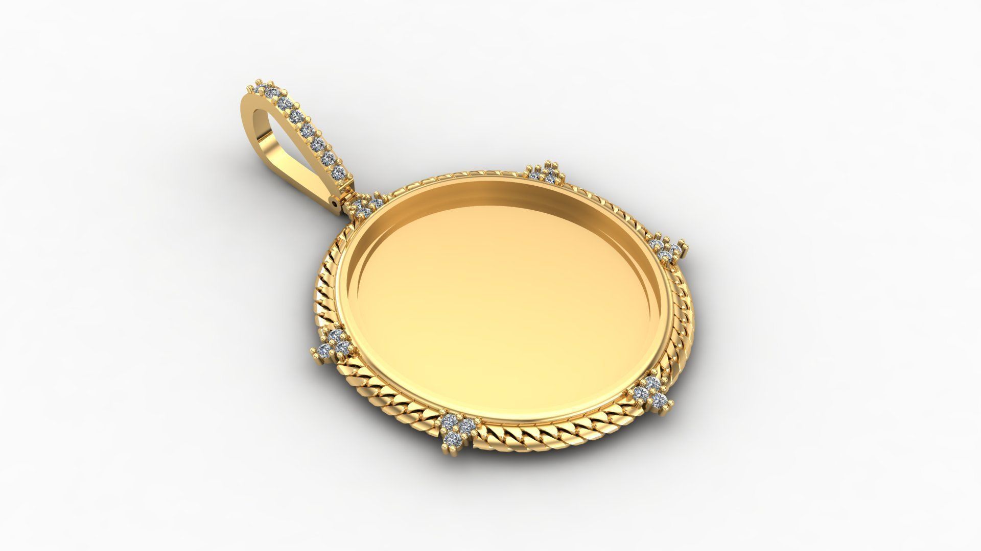 picture pendant chain STL 3D model | CGTrader