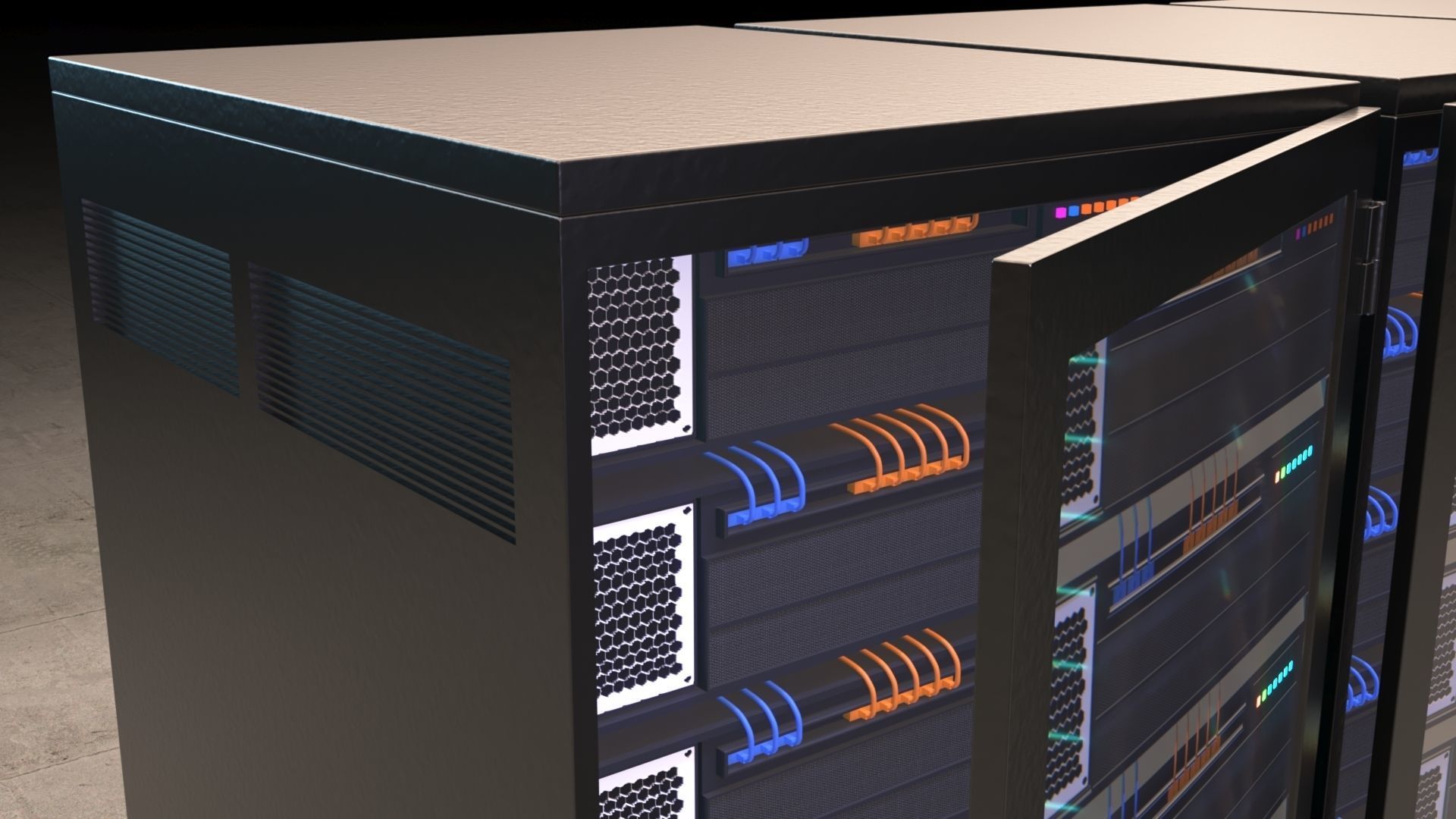 Server Racks 3D model | CGTrader