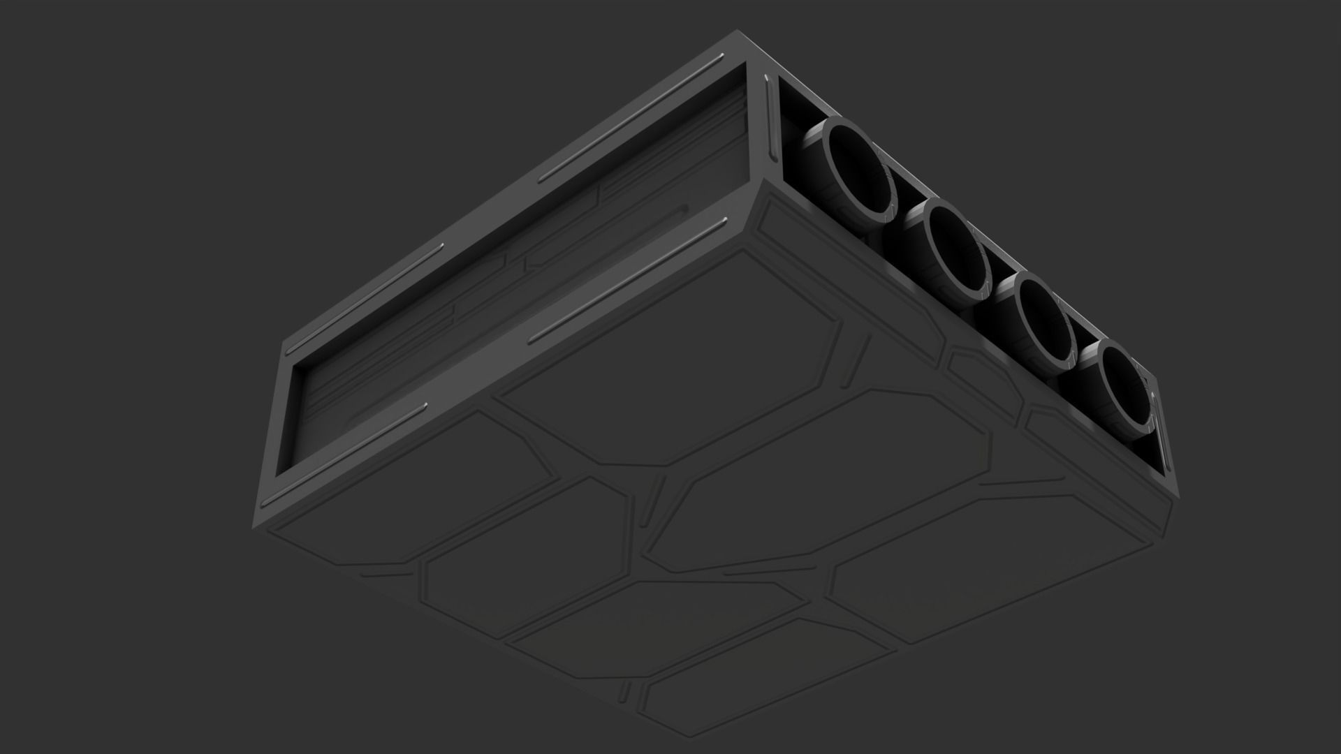 Scifi KitBash with Textures free VR / AR / low-poly 3D model | CGTrader