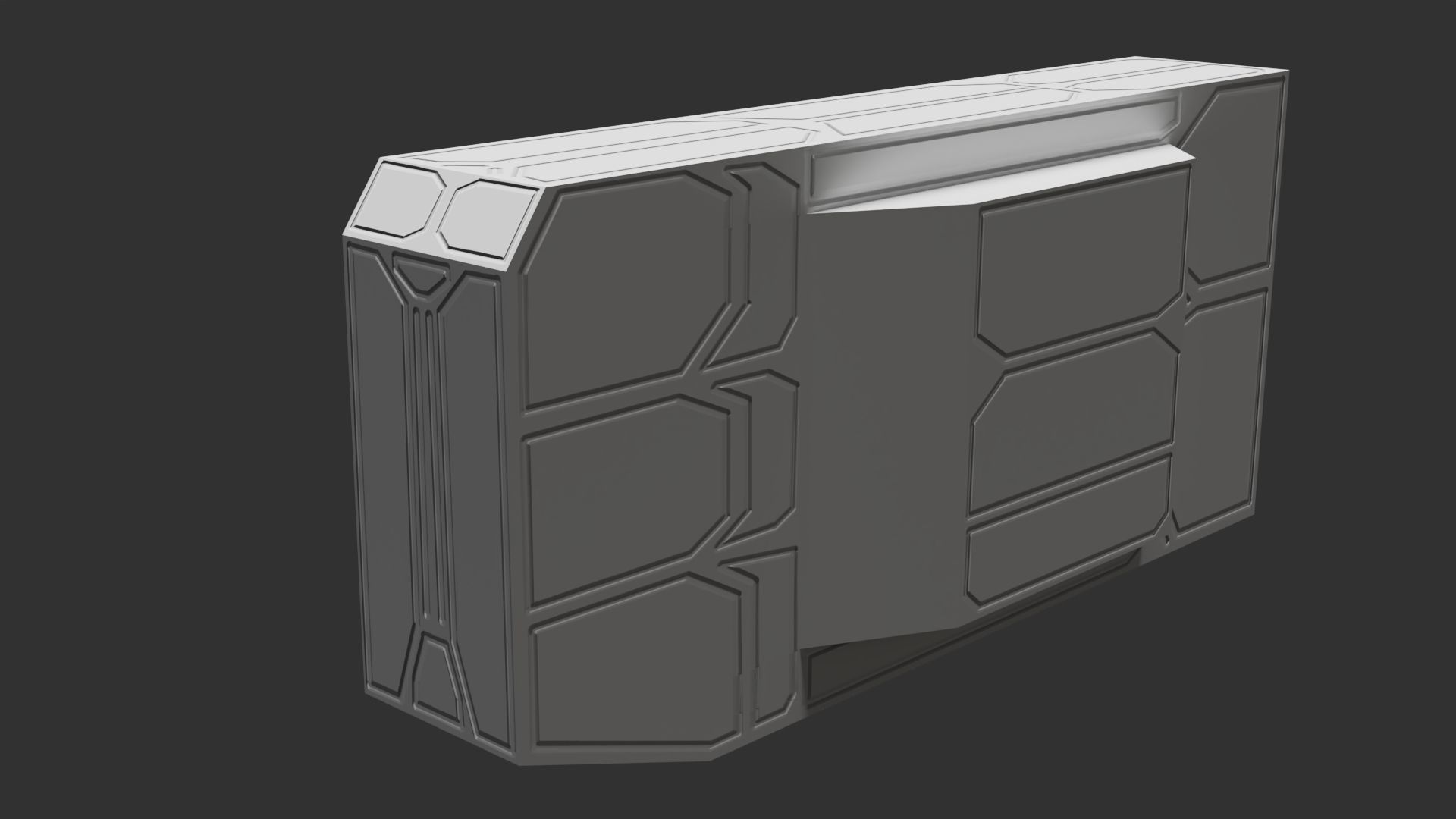 Scifi KitBash with Textures free VR / AR / low-poly 3D model | CGTrader