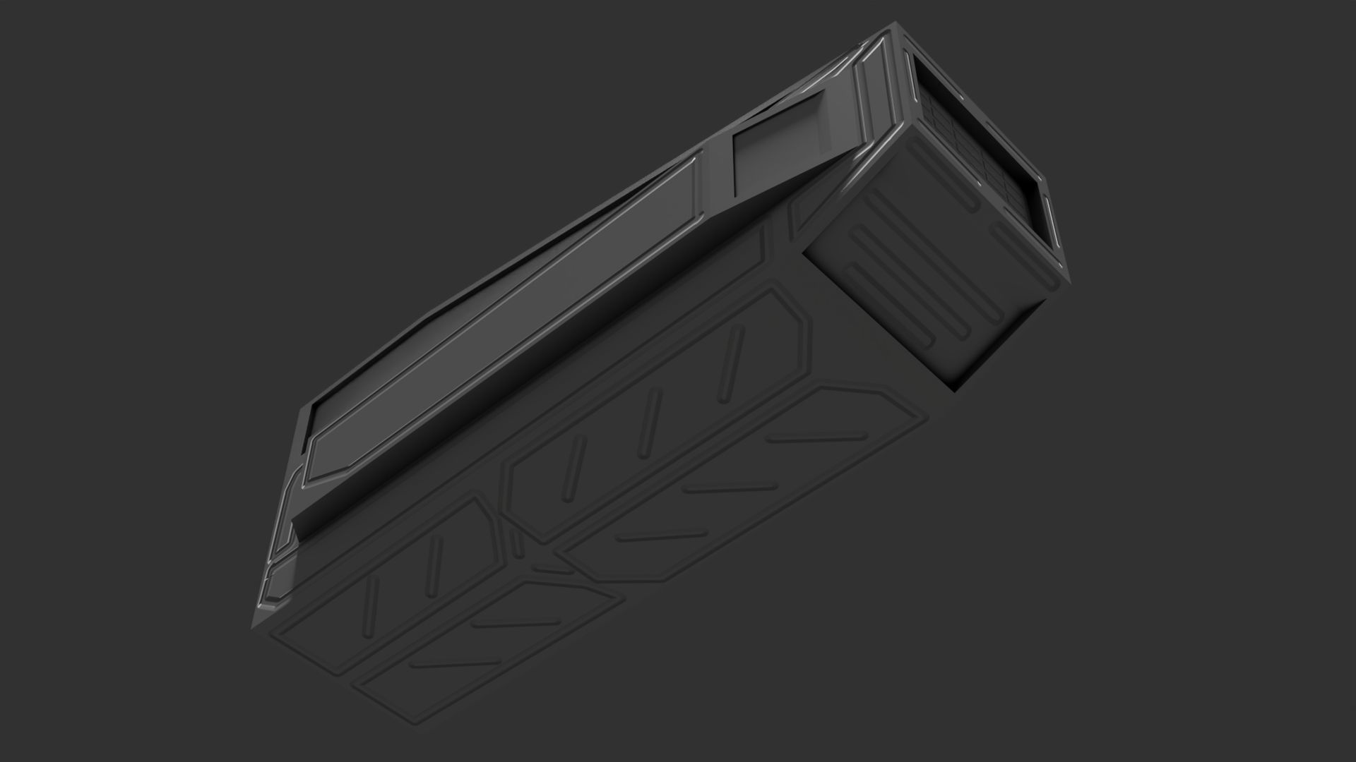 Scifi KitBash with Textures free VR / AR / low-poly 3D model | CGTrader