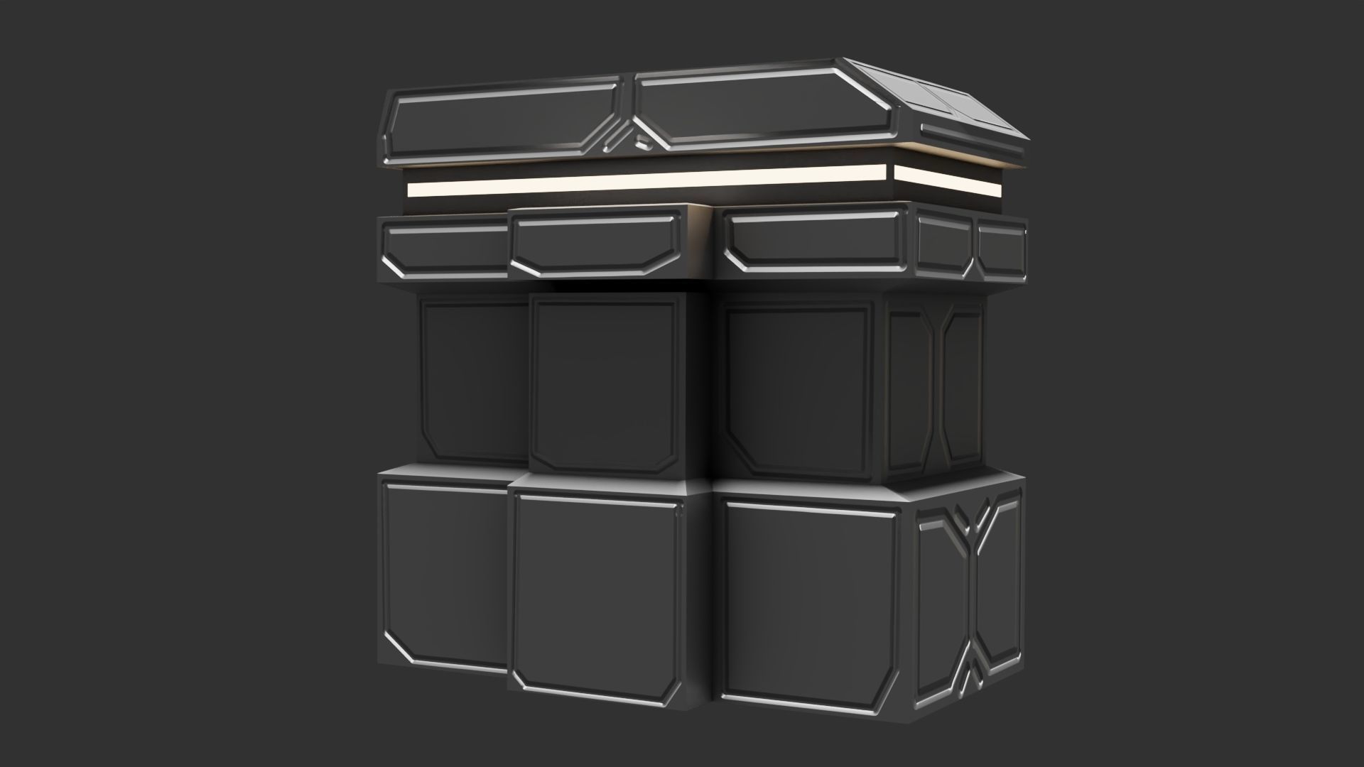 Scifi KitBash with Textures free VR / AR / low-poly 3D model | CGTrader