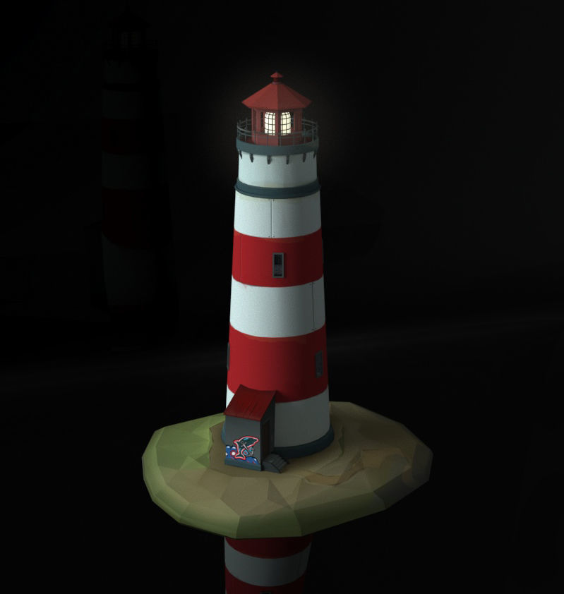 3D model Lighthouse VR / AR / low-poly | CGTrader