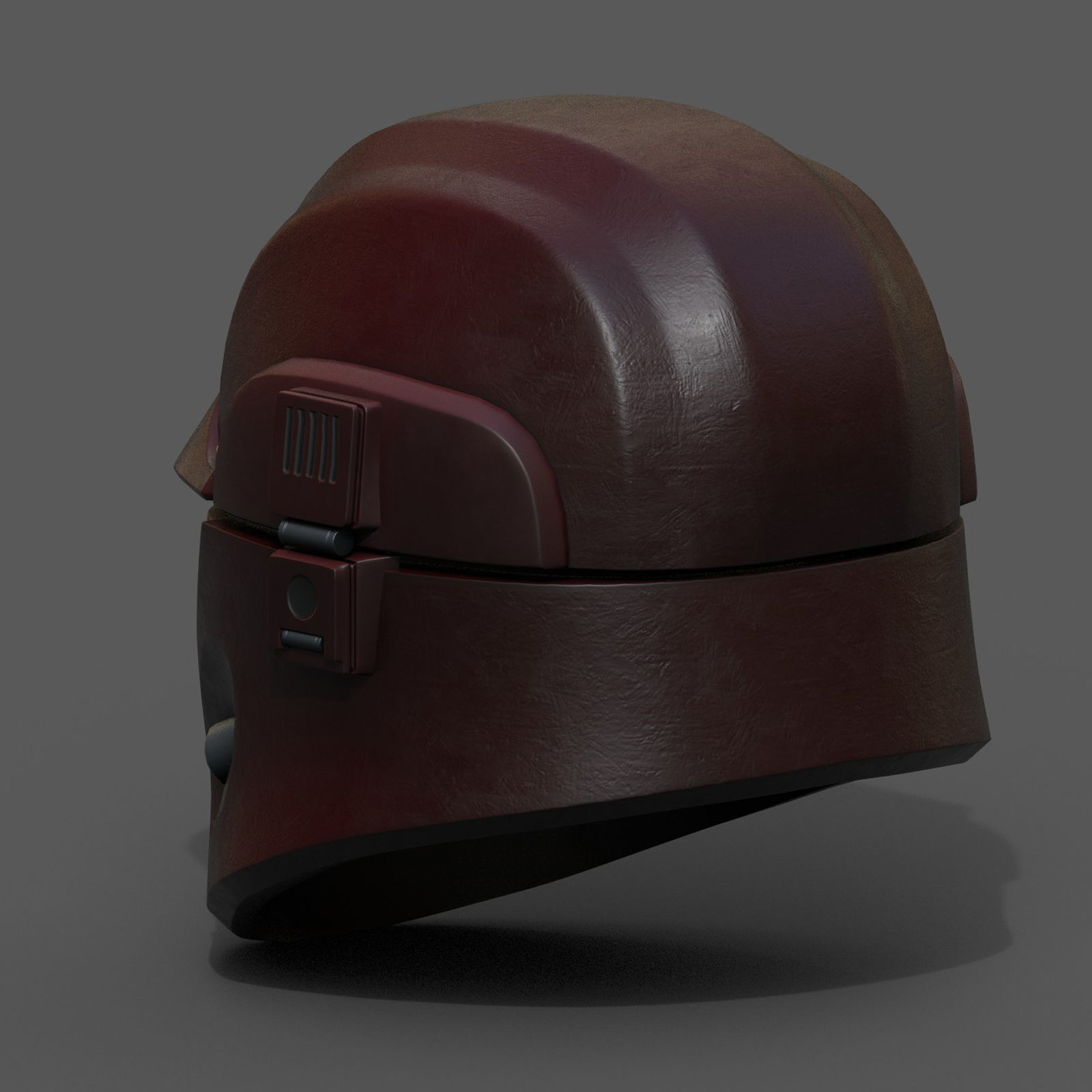 3D model Helmet scifi pilot fantasy futuristic space millitary combat ...