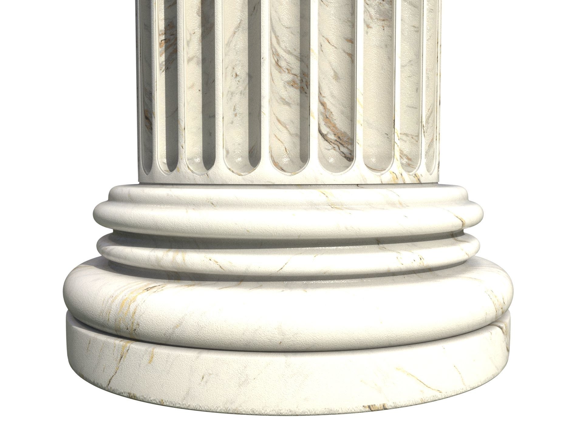 Ionic Column 3D model | CGTrader