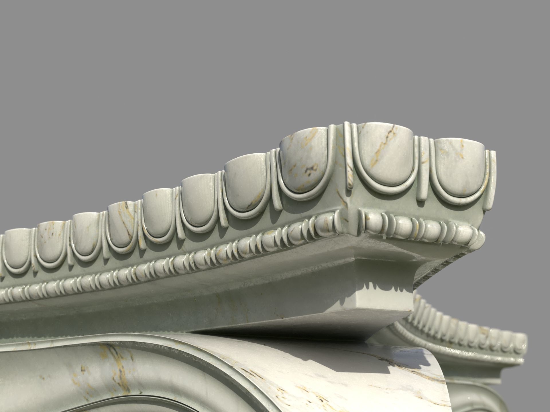 Ionic Column 3D model | CGTrader