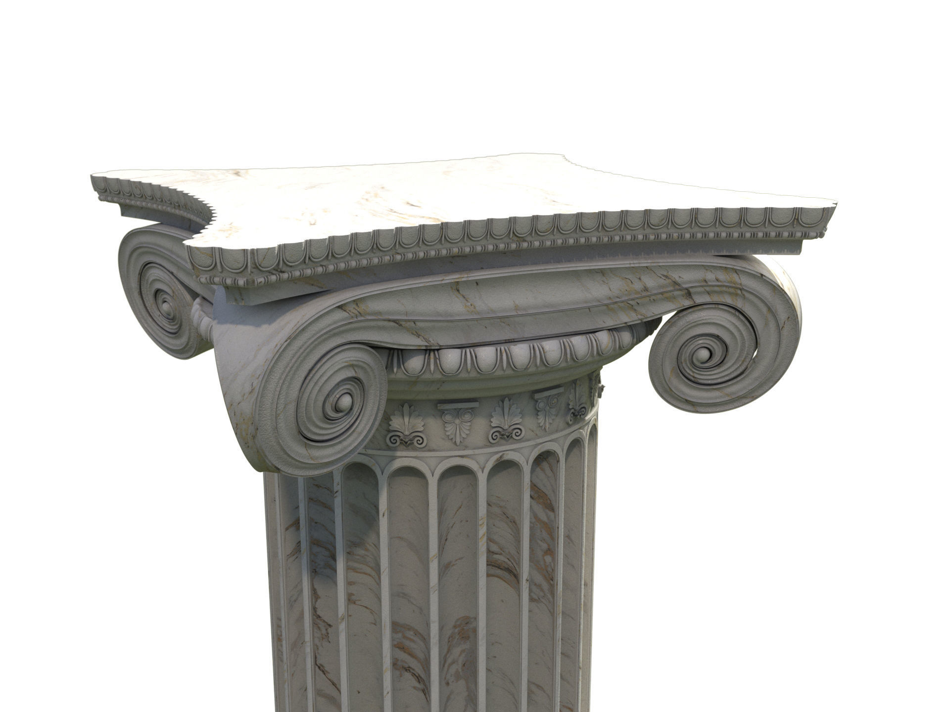 Ionic Column 3D model | CGTrader