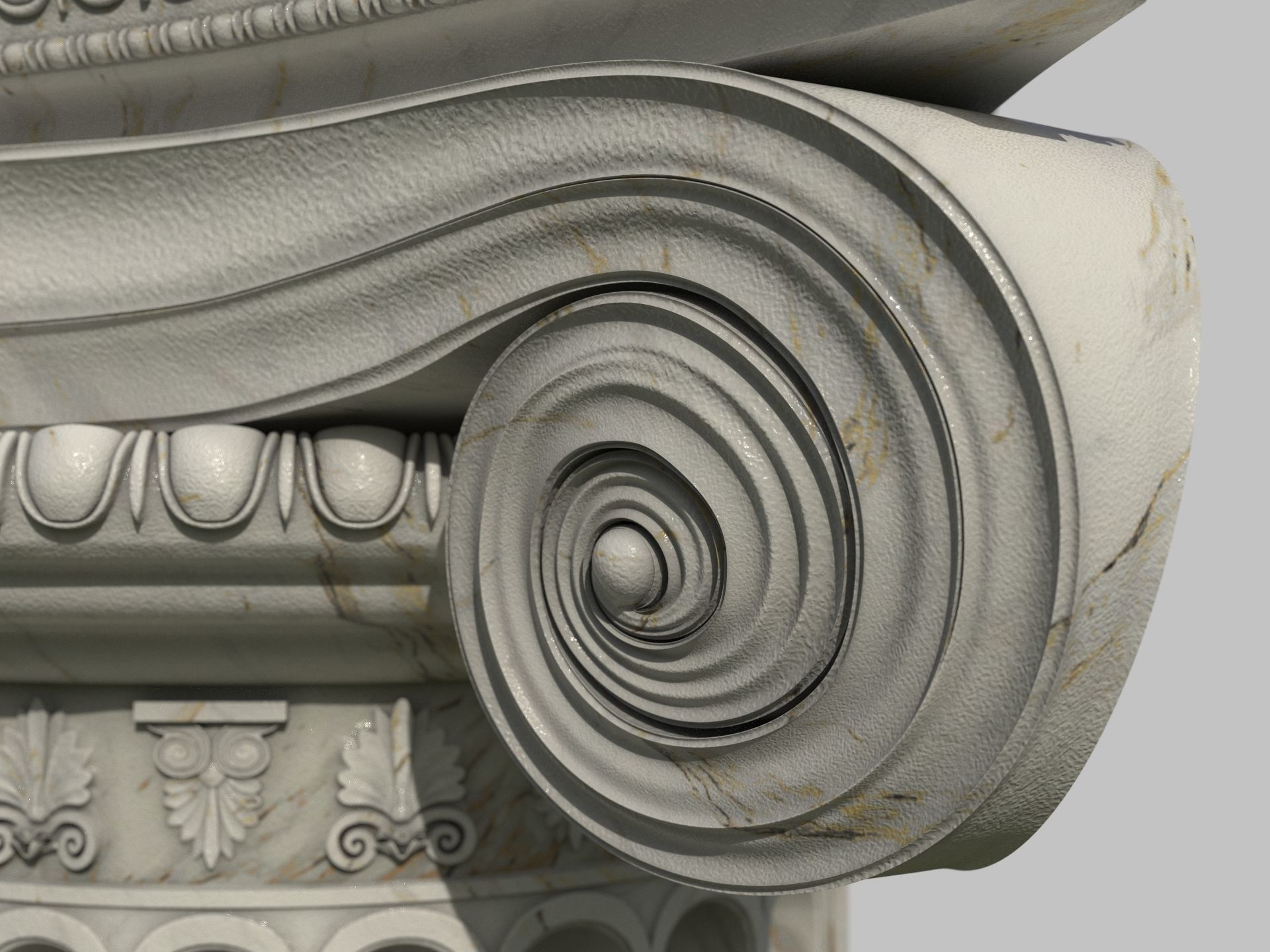 Ionic Column 3D model | CGTrader
