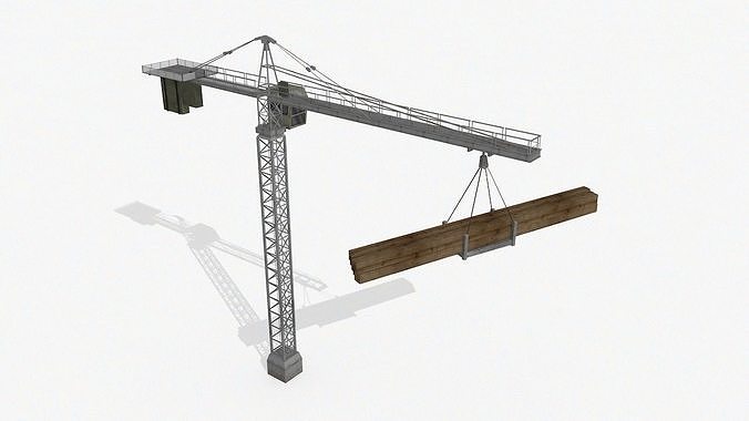 3D model Tower Crane LowPoly VR / AR / low-poly | CGTrader