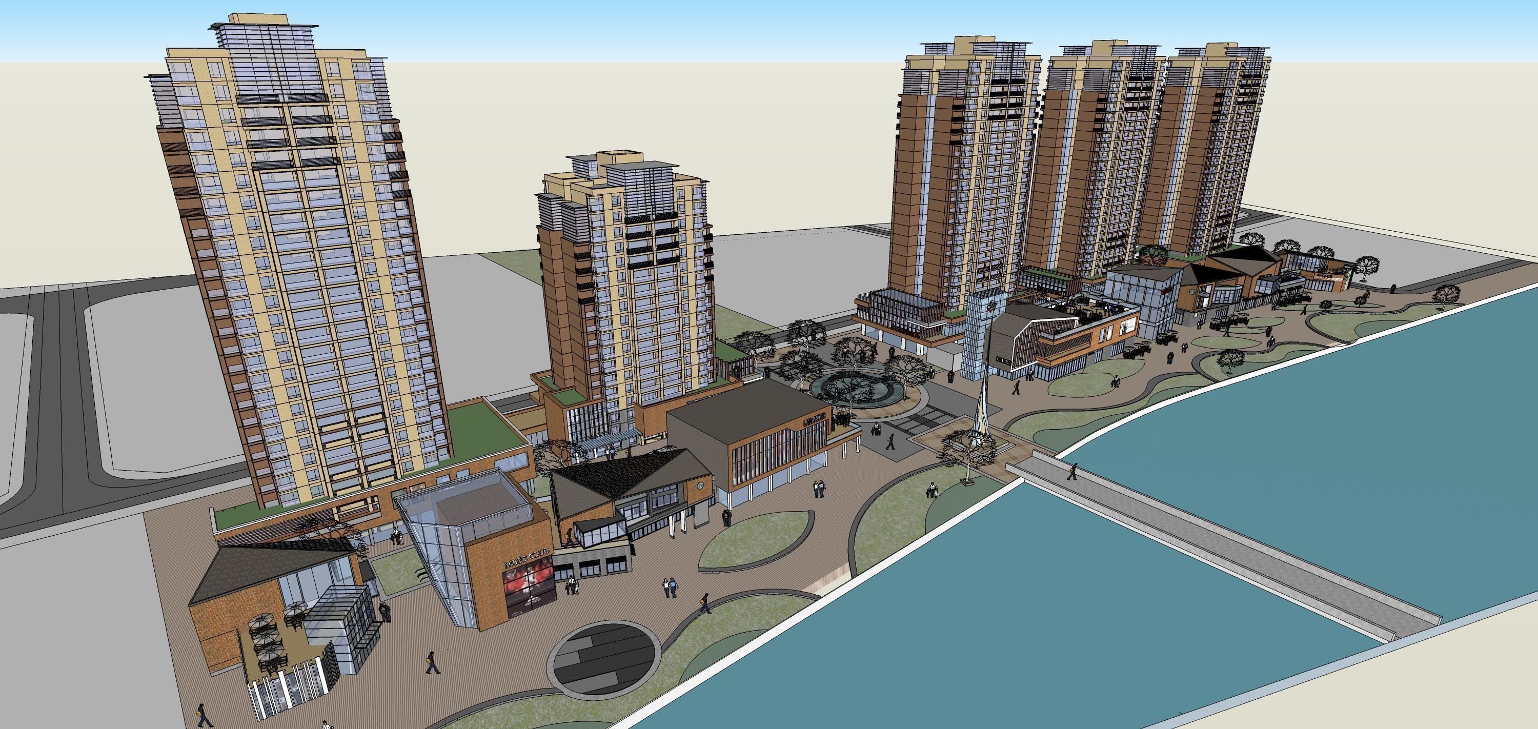 Sketchup Architecture - Commercial Residence N3 3D model | CGTrader