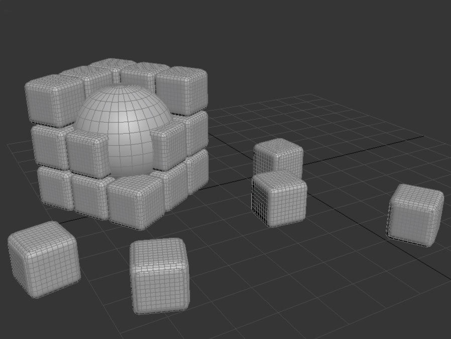 Pe4enki coffee cup and set of cubes 3D model | CGTrader