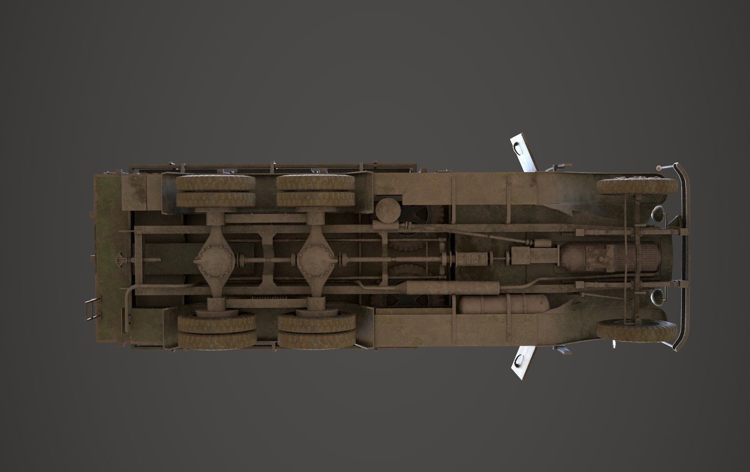 3D model WW2 German Krupp L3H163 Truck VR / AR / low-poly | CGTrader