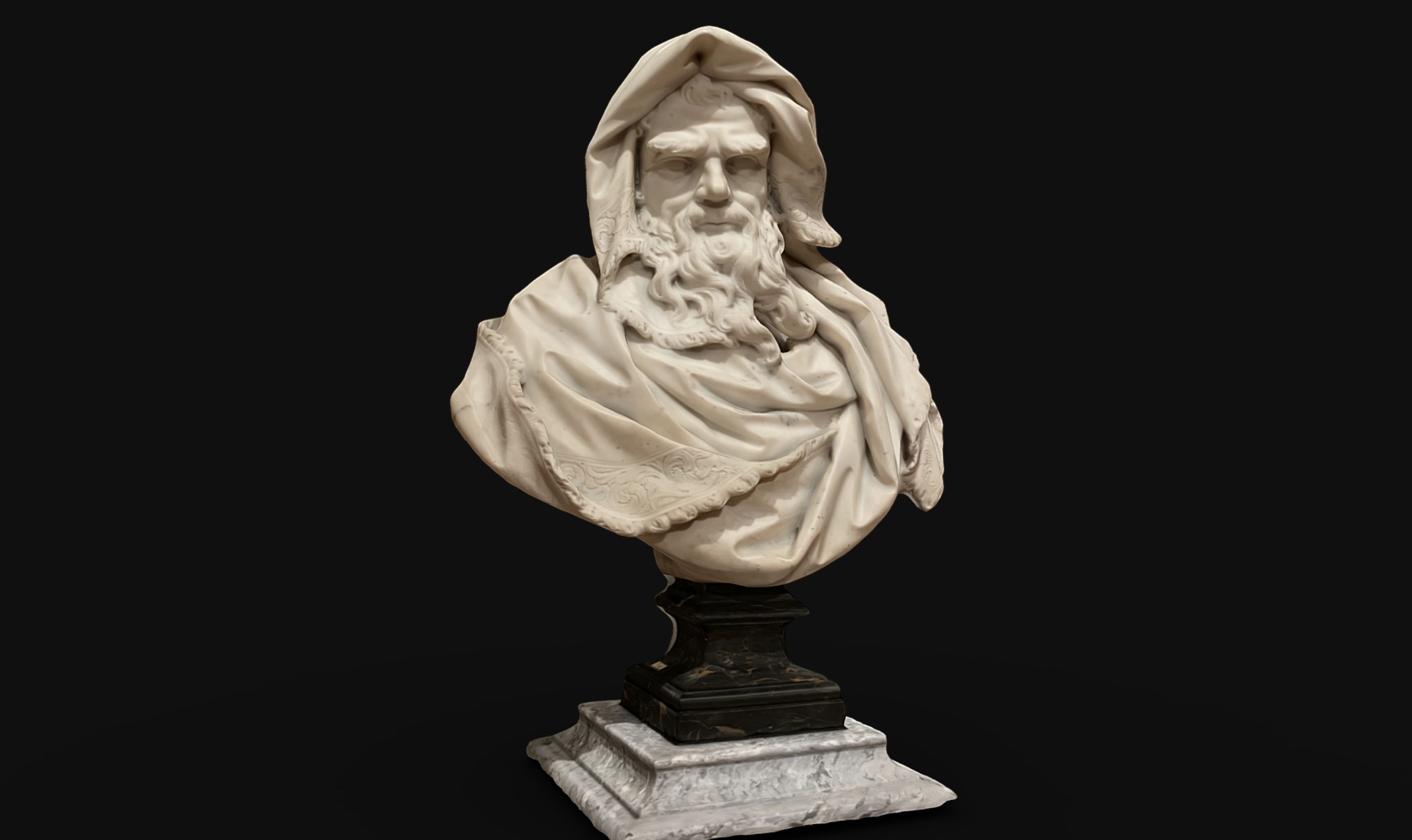 Wizard Statue Bust HQ 3D scan photogrammetry 3D model | CGTrader