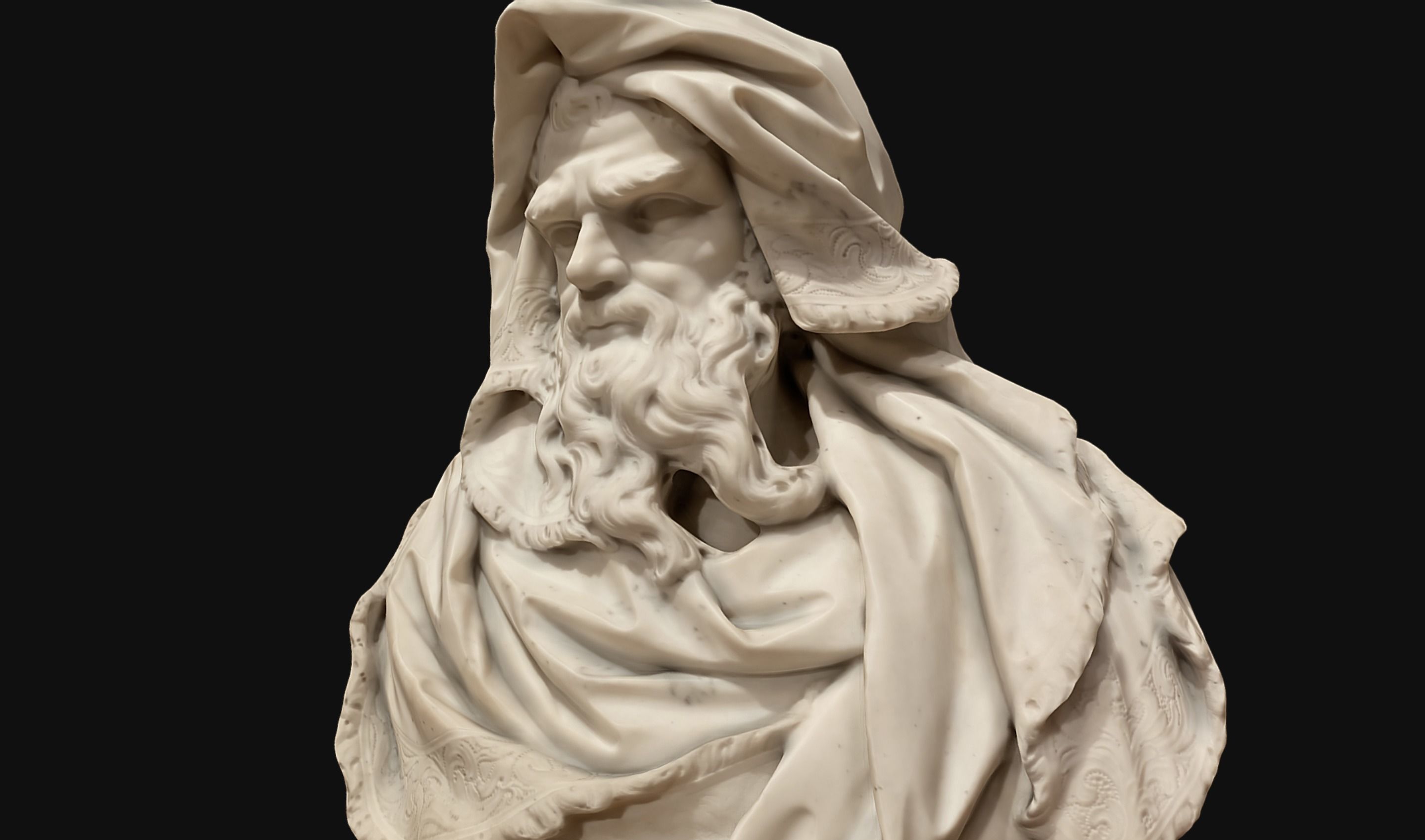 Wizard Statue Bust HQ 3D scan photogrammetry 3D model | CGTrader