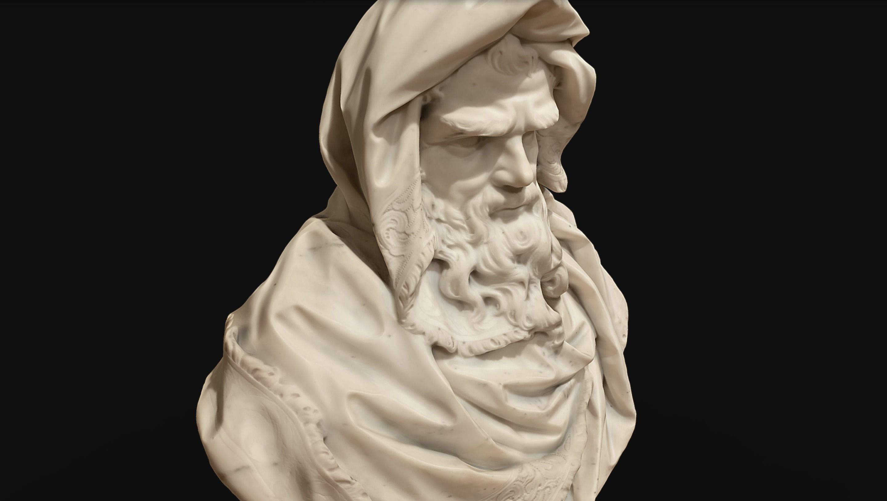 Wizard Statue Bust HQ 3D scan photogrammetry 3D model | CGTrader