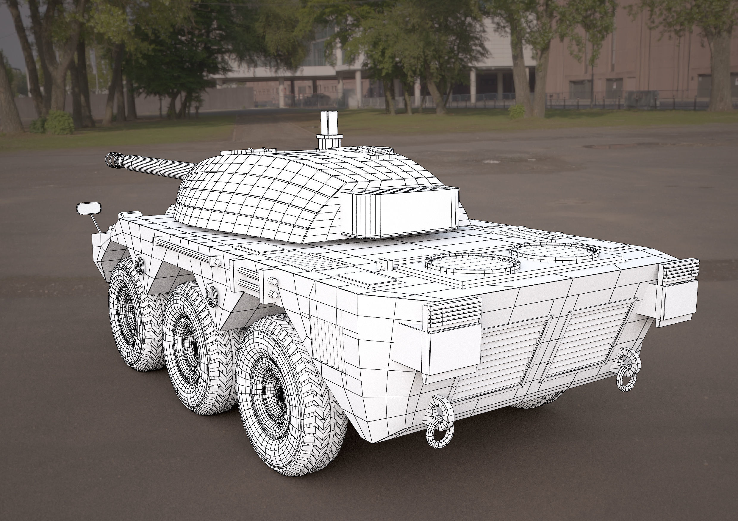 military panzer 3d model 3D model | CGTrader