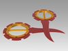 Final Fantasy X Rikku Dagger Cosplay Weapon Prop 3D model 3D printable ...