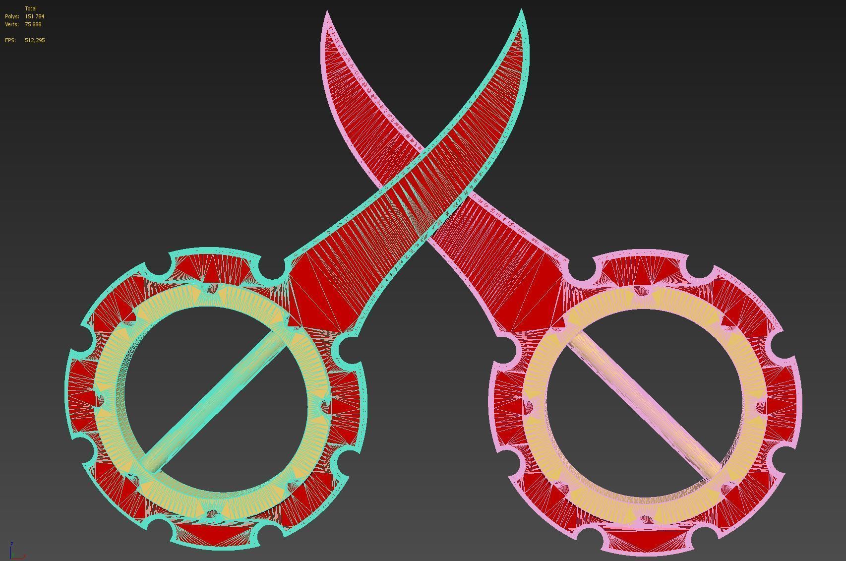 Final Fantasy X Rikku Dagger Cosplay Weapon Prop 3D model 3D printable ...
