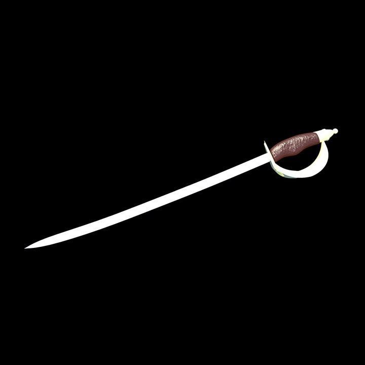 3D model Cutlass Pirate Sword VR / AR / low-poly | CGTrader