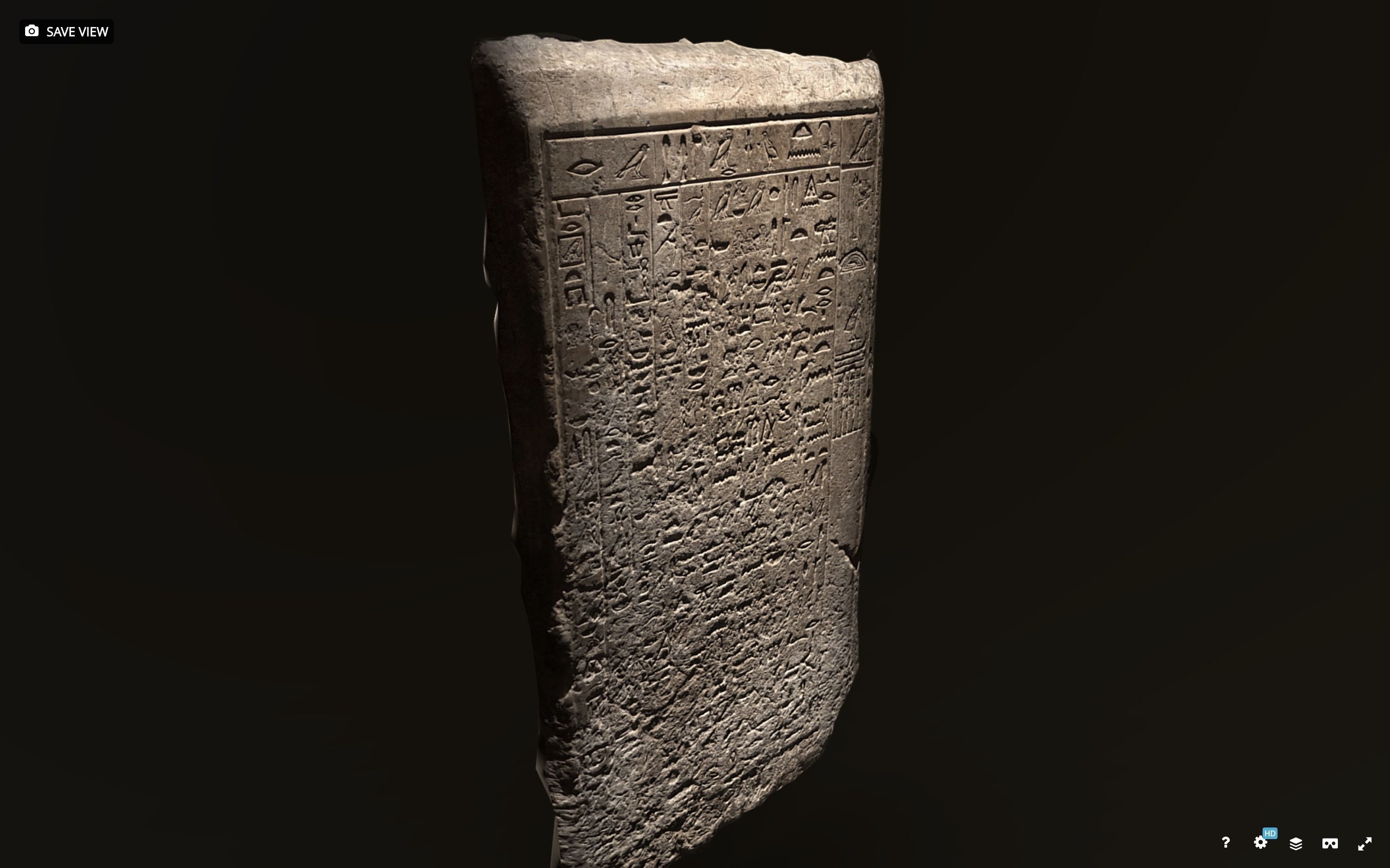 Egyptian Stone Hieroglyph wall 3D scan Photogrammetry free 3D model ...