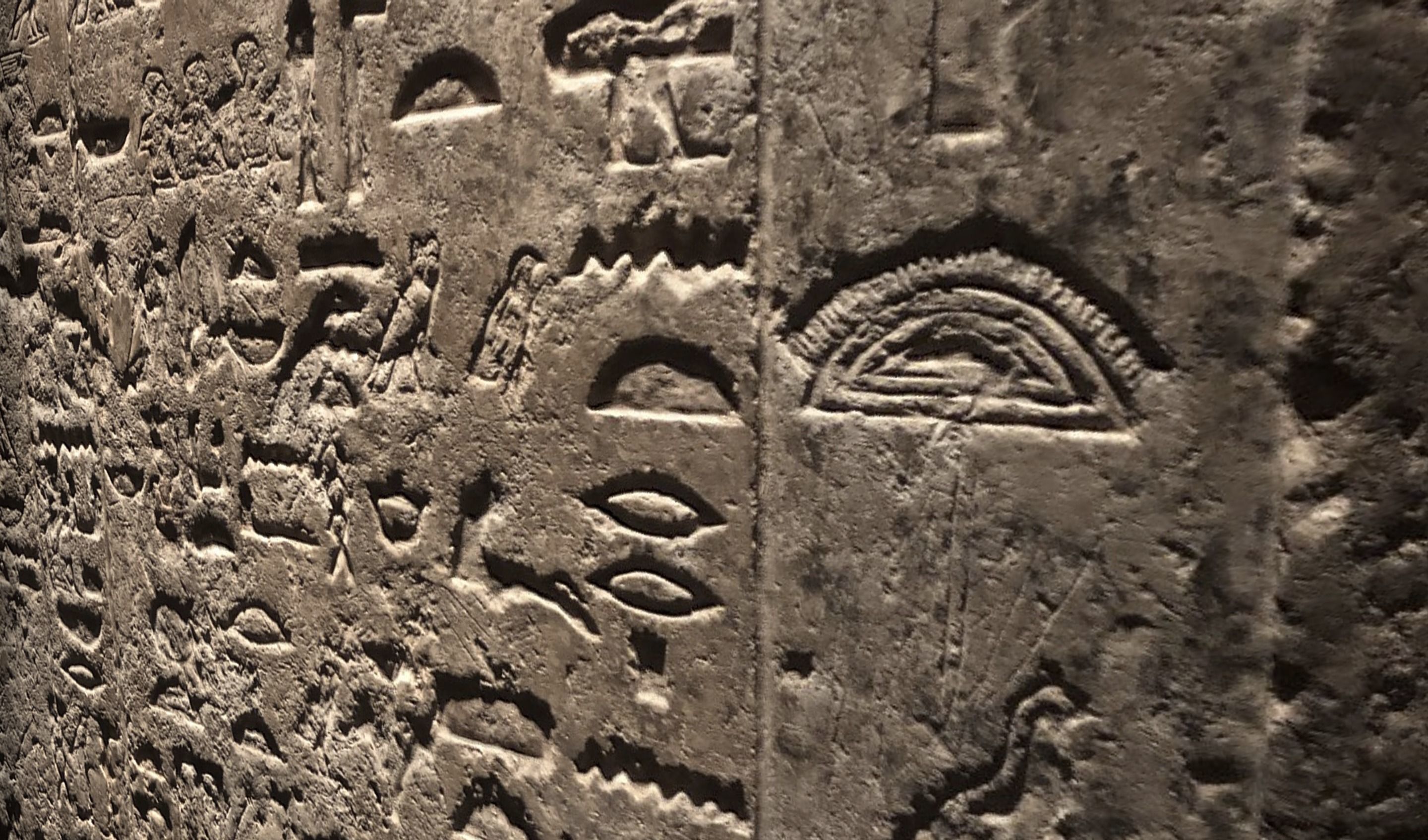 Egyptian Stone Hieroglyph wall 3D scan Photogrammetry free 3D model ...