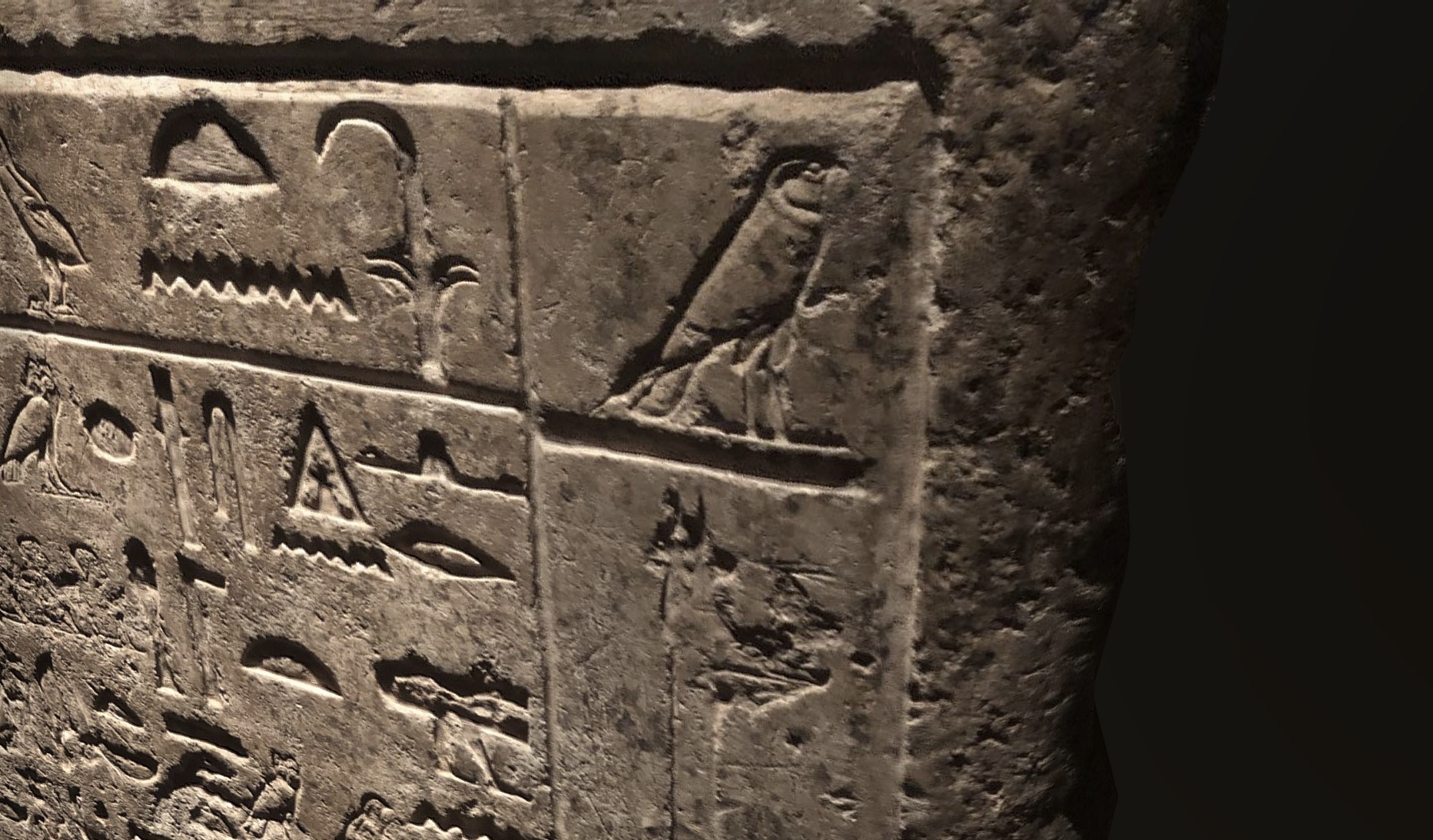 Egyptian Stone Hieroglyph wall 3D scan Photogrammetry free 3D model ...