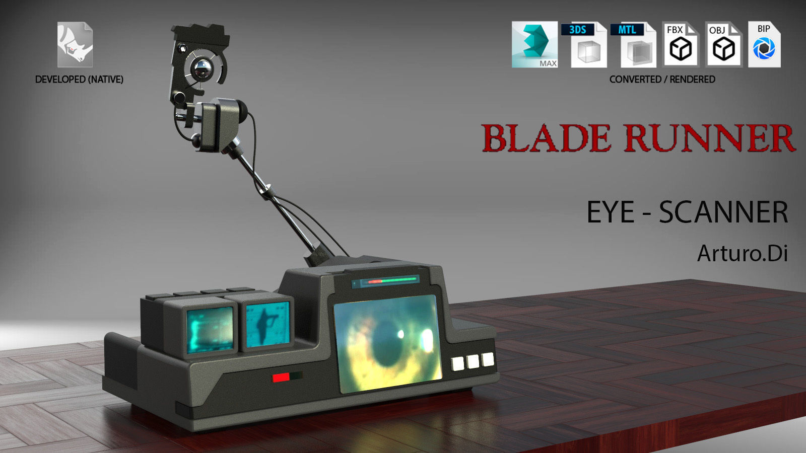 Blade Runner Eye Scanner 3D model | CGTrader
