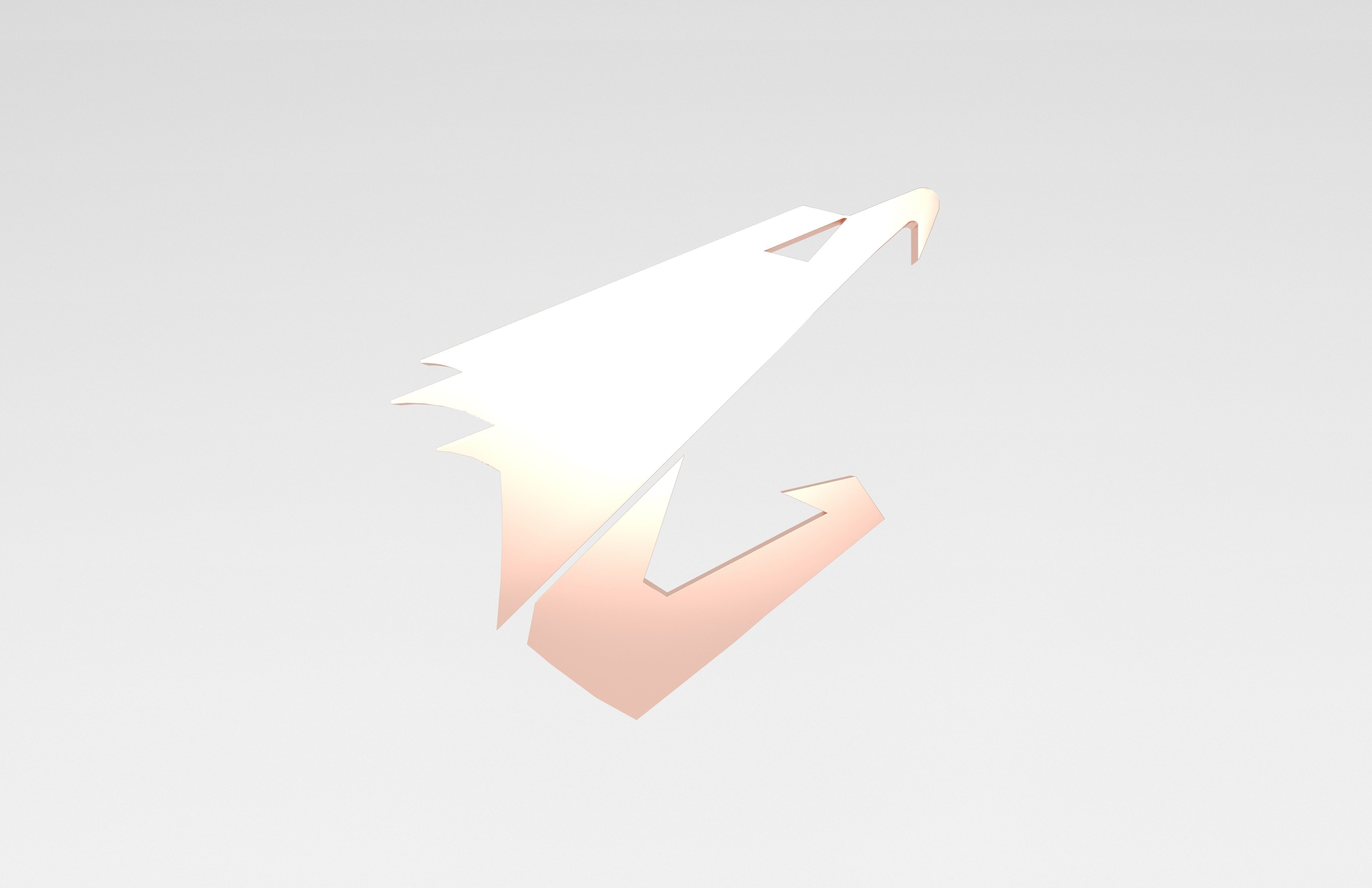 Aorus Logo v1 007 free VR / AR / low-poly 3D model | CGTrader