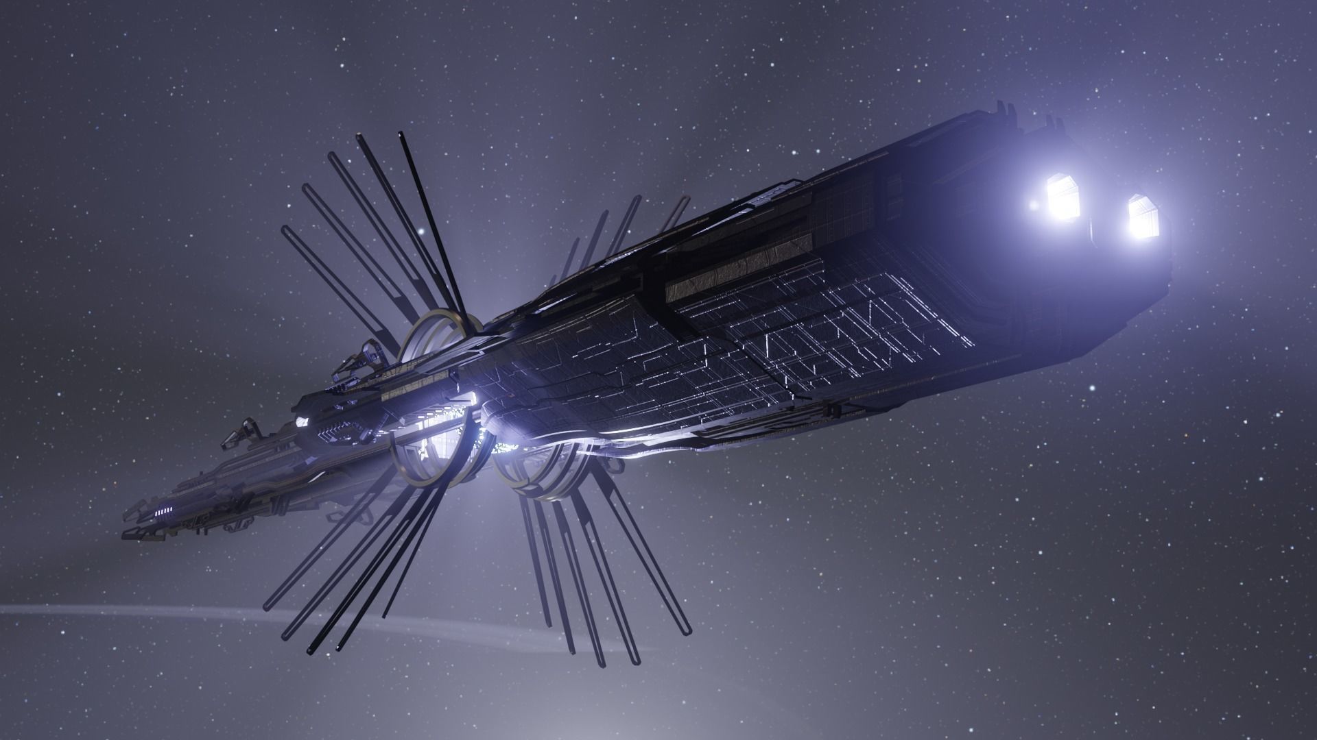 Scifi Alien Ship 3D model | CGTrader