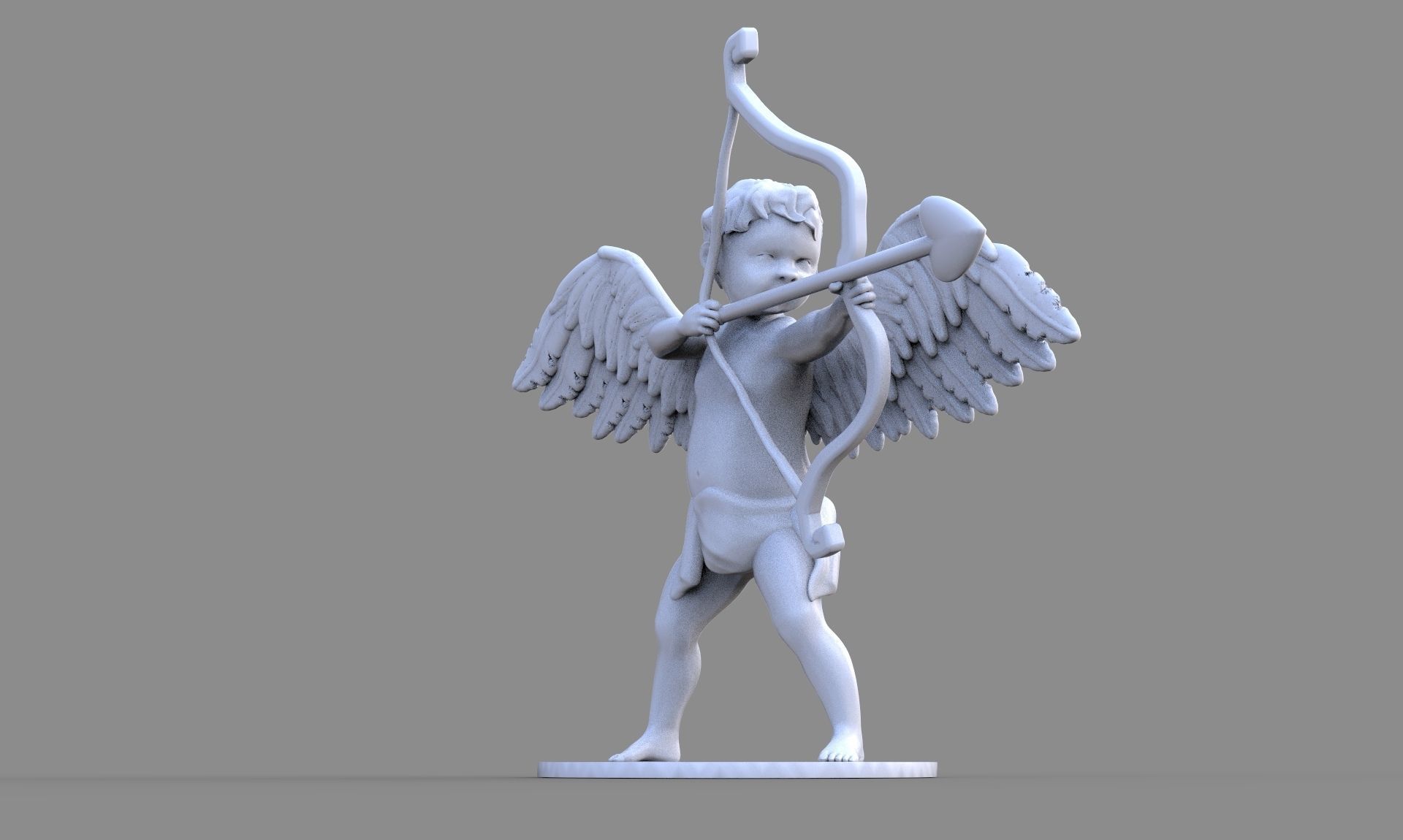 Cupid Sculpture 3D model 3D printable | CGTrader