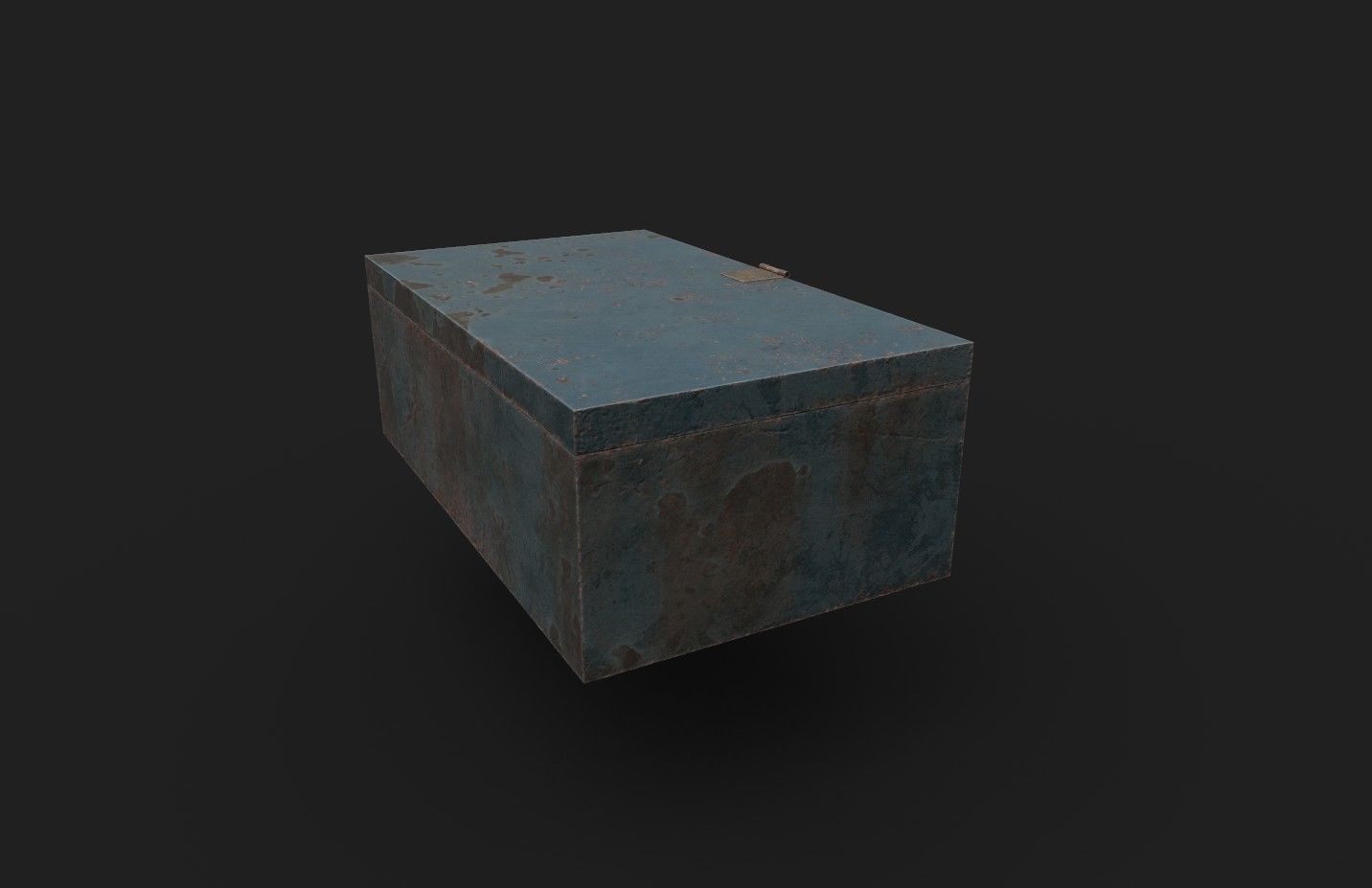 Rusty Metal Box free VR / AR / low-poly 3D model | CGTrader