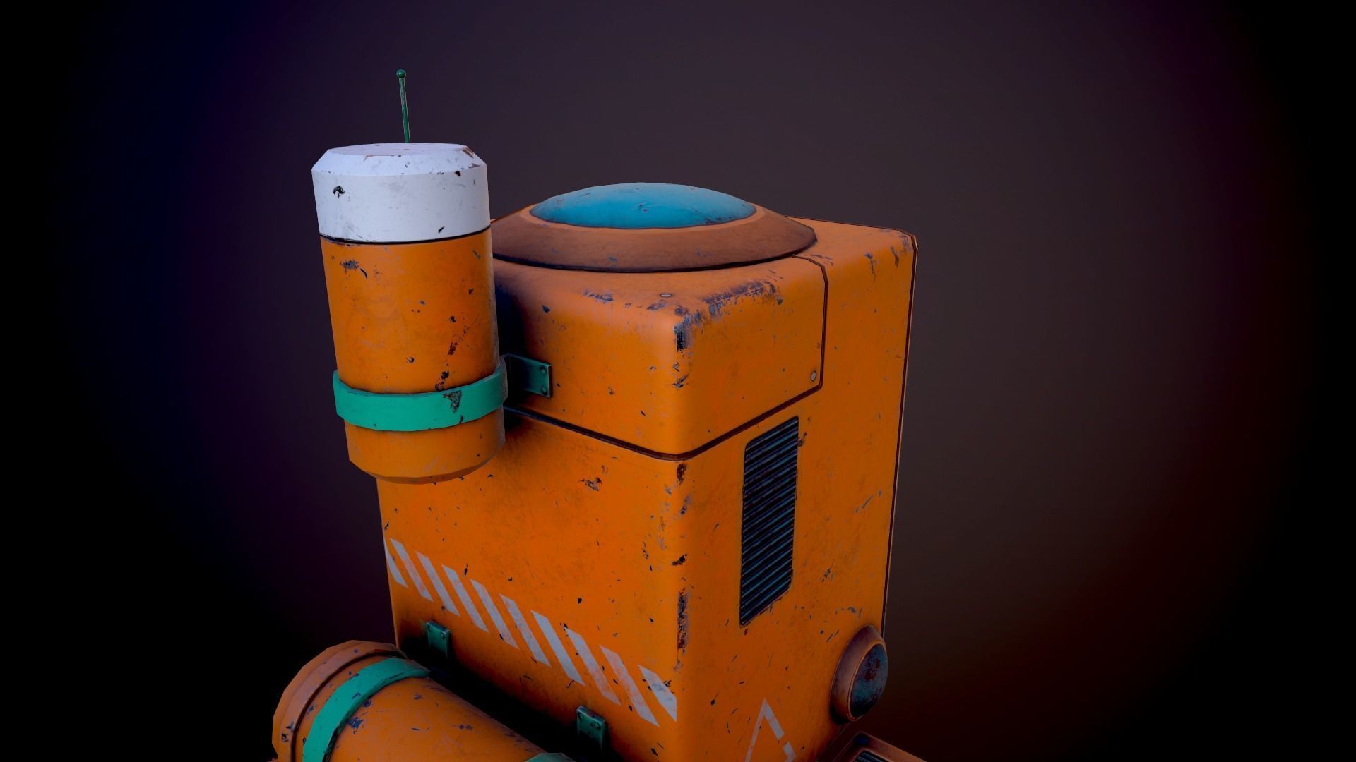 3D model Scifi Robot VR / AR / low-poly | CGTrader