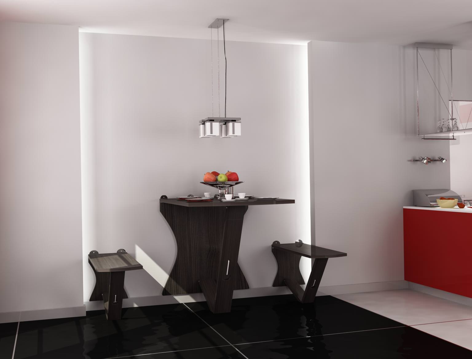 Kitchen Wall Table 3D model | CGTrader