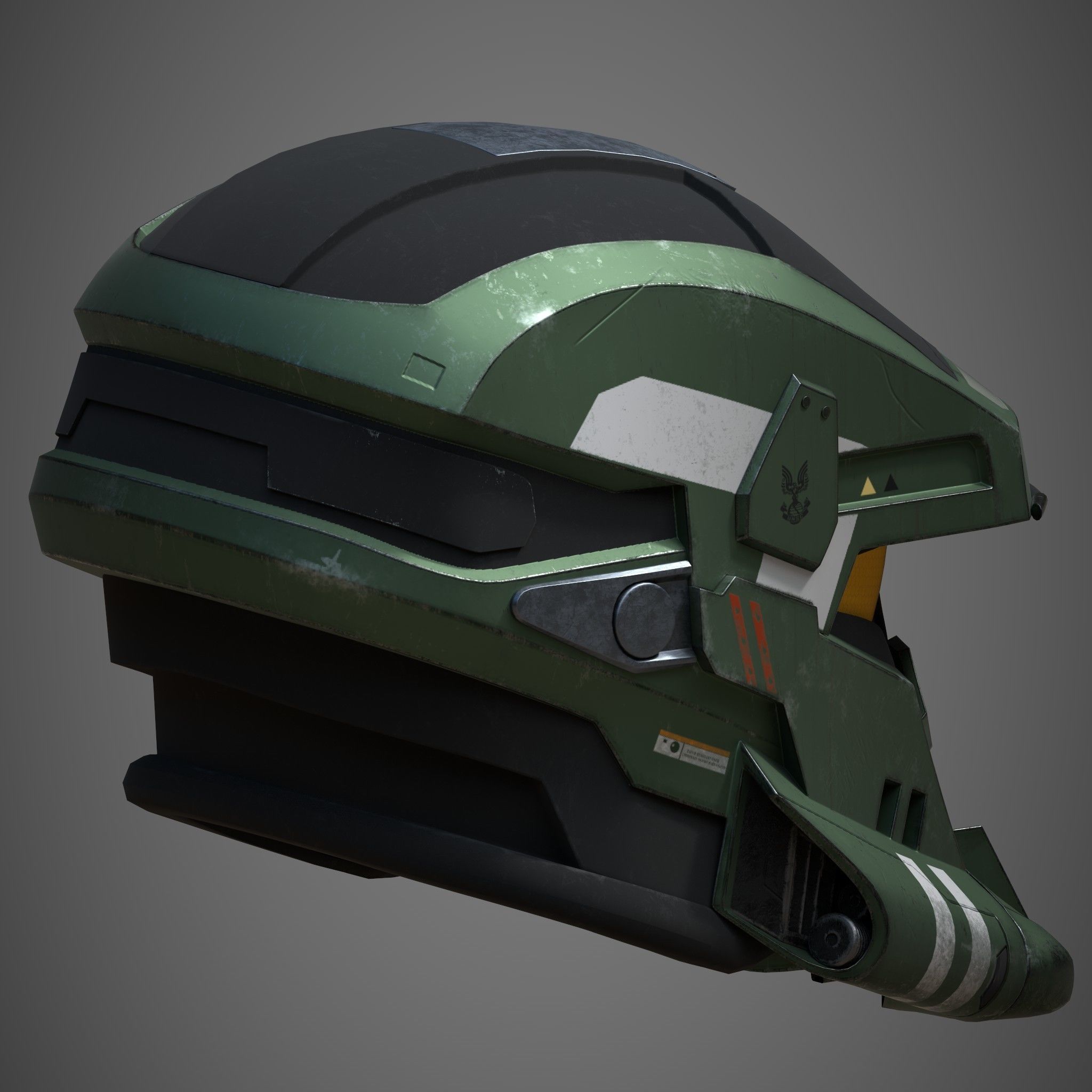 3D model Mech Helmet VR / AR / low-poly | CGTrader