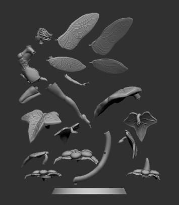 sexy tinkerbell 3D model | CGTrader