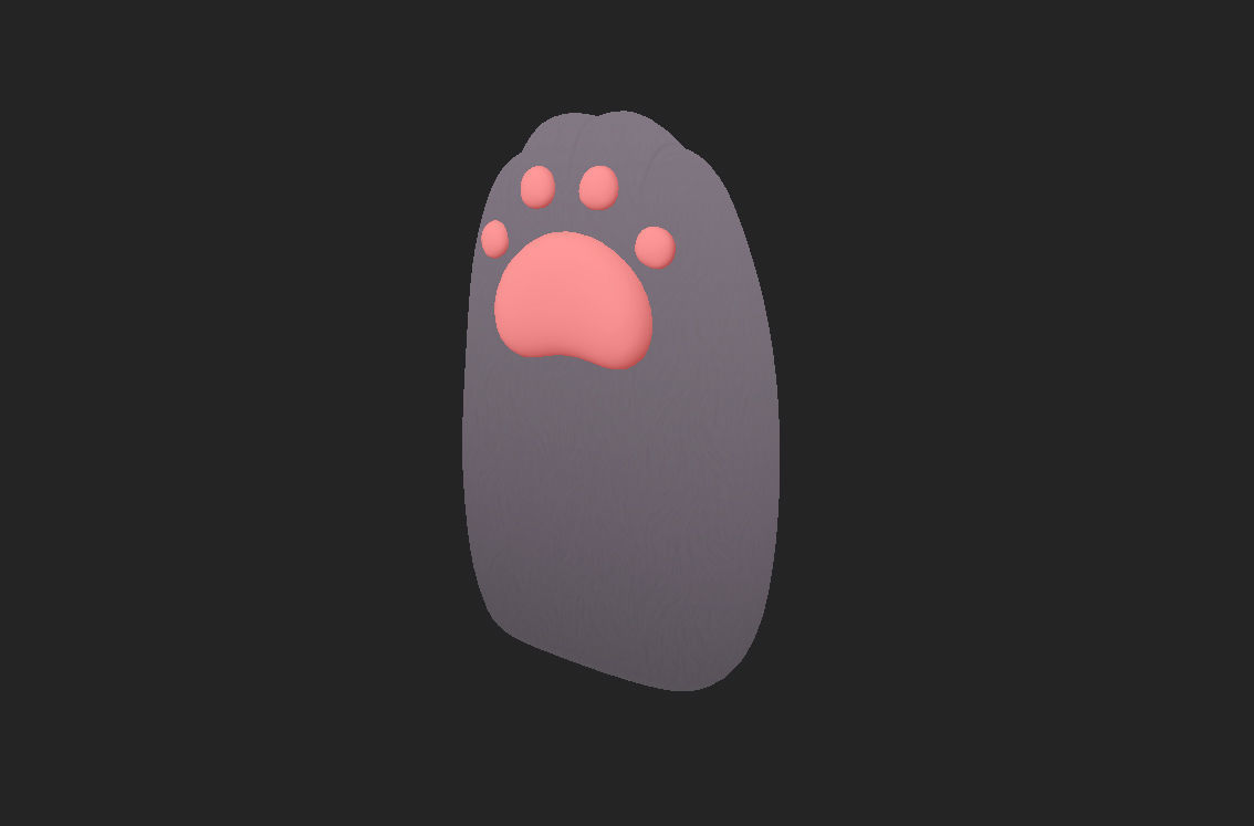 Cat Paws 3D model | CGTrader