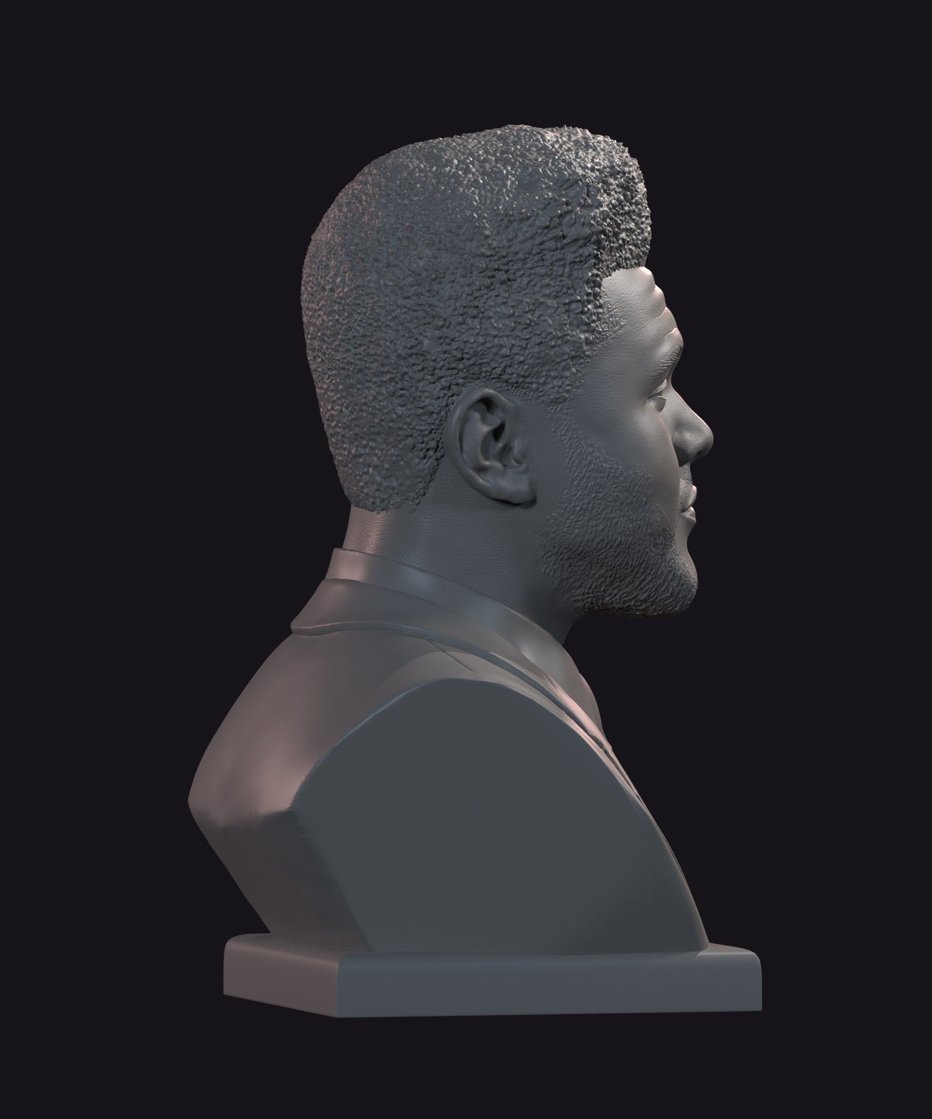 The Weeknd bust 1 3D model 3D printable | CGTrader